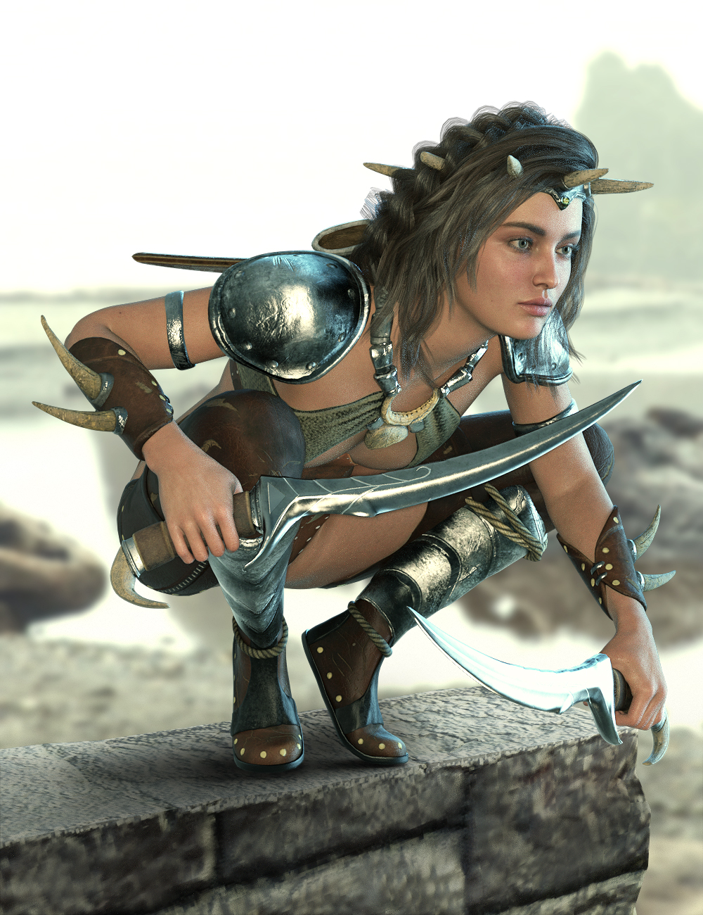 Joanna the Warrior Queen Bundle | Daz 3D