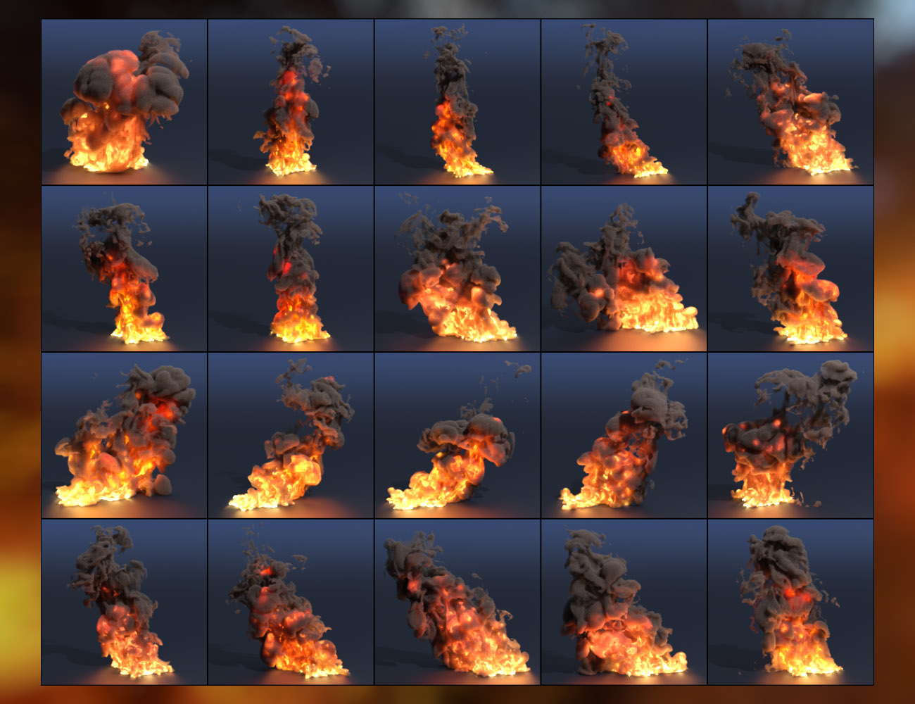 Pyromantix - Simple Volumetric Fire Mega Pack | Daz 3D