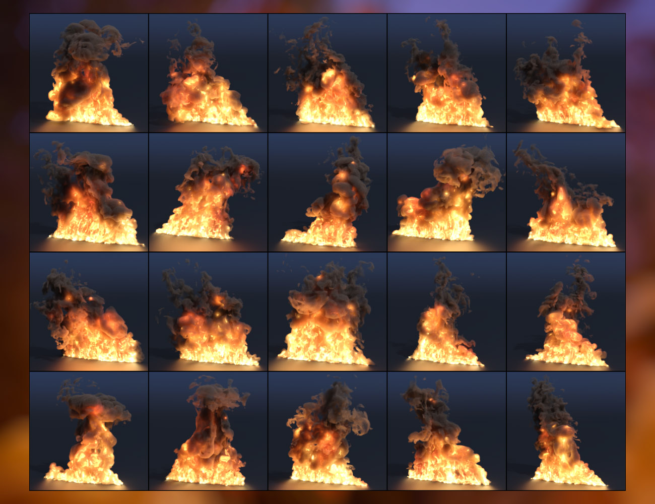 Pyromantix - Simple Volumetric Fire Mega Pack | Daz 3D