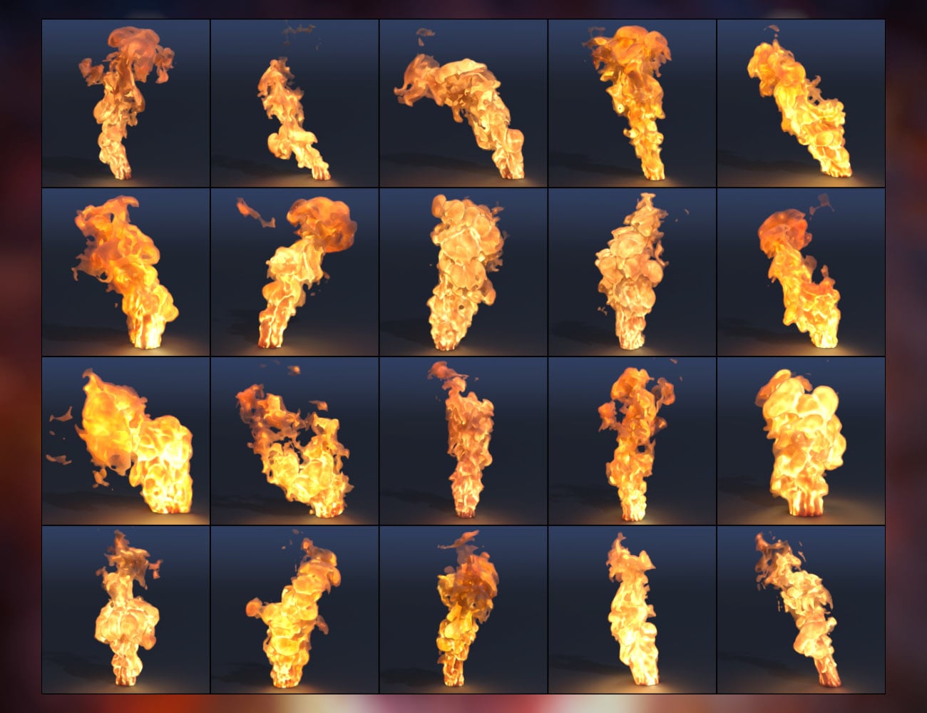 Pyromantix - Simple Volumetric Fire Mega Pack | Daz 3D