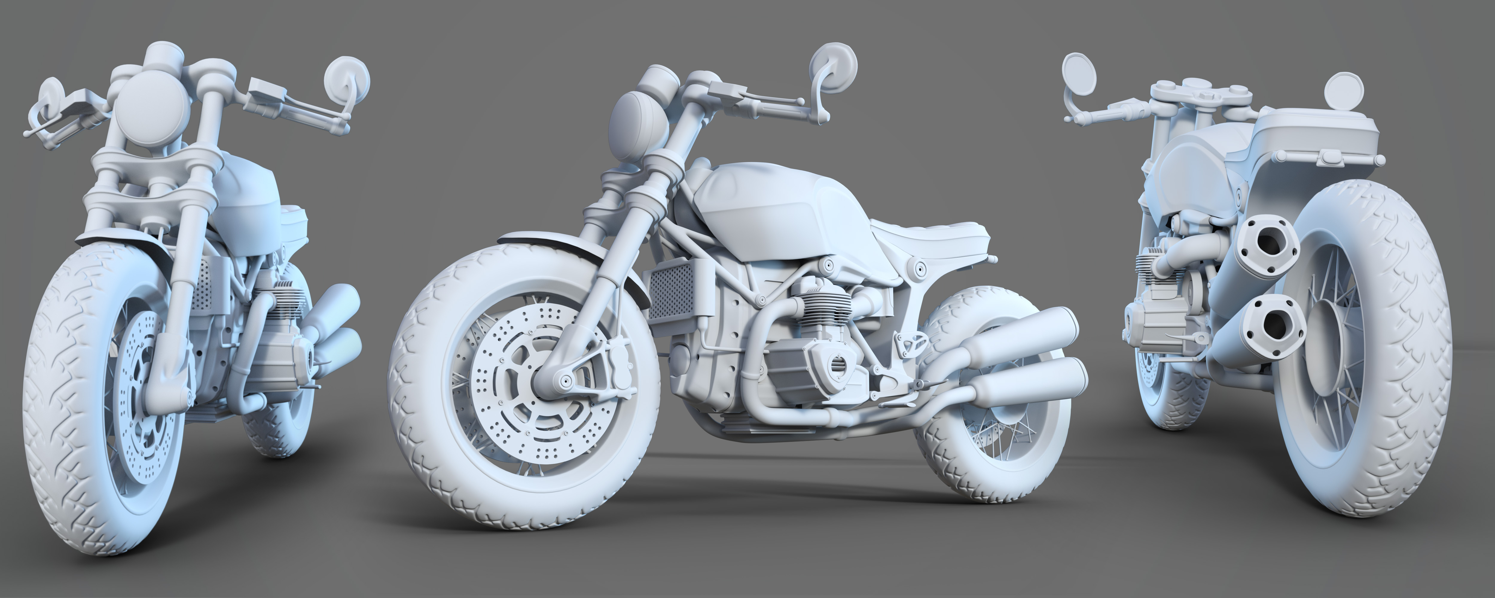 Z Modern Roadster Motorbike and Poses | Daz 3D