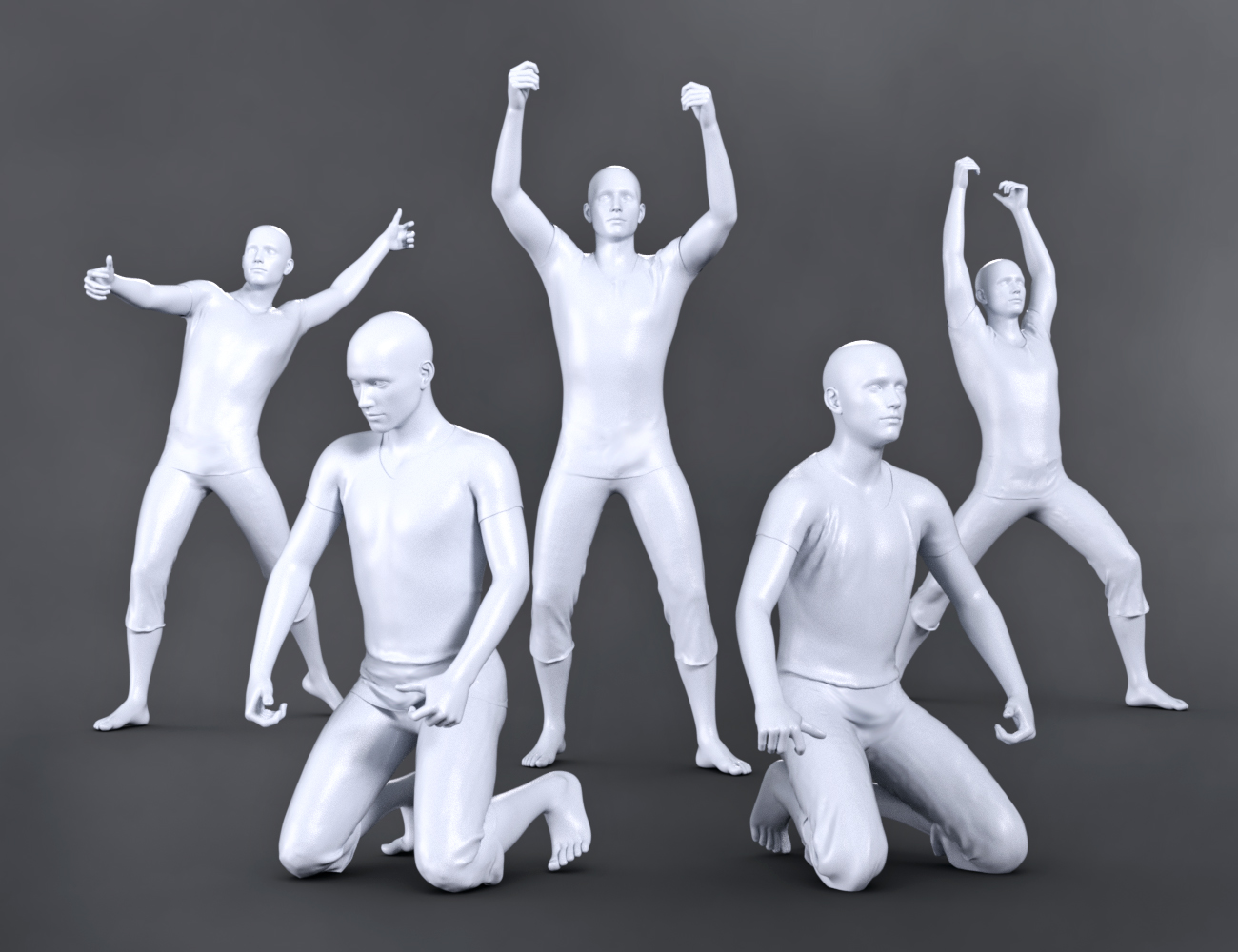 SBibb Taiko Props and Poses for Genesis 8 and 8.1 | Daz 3D