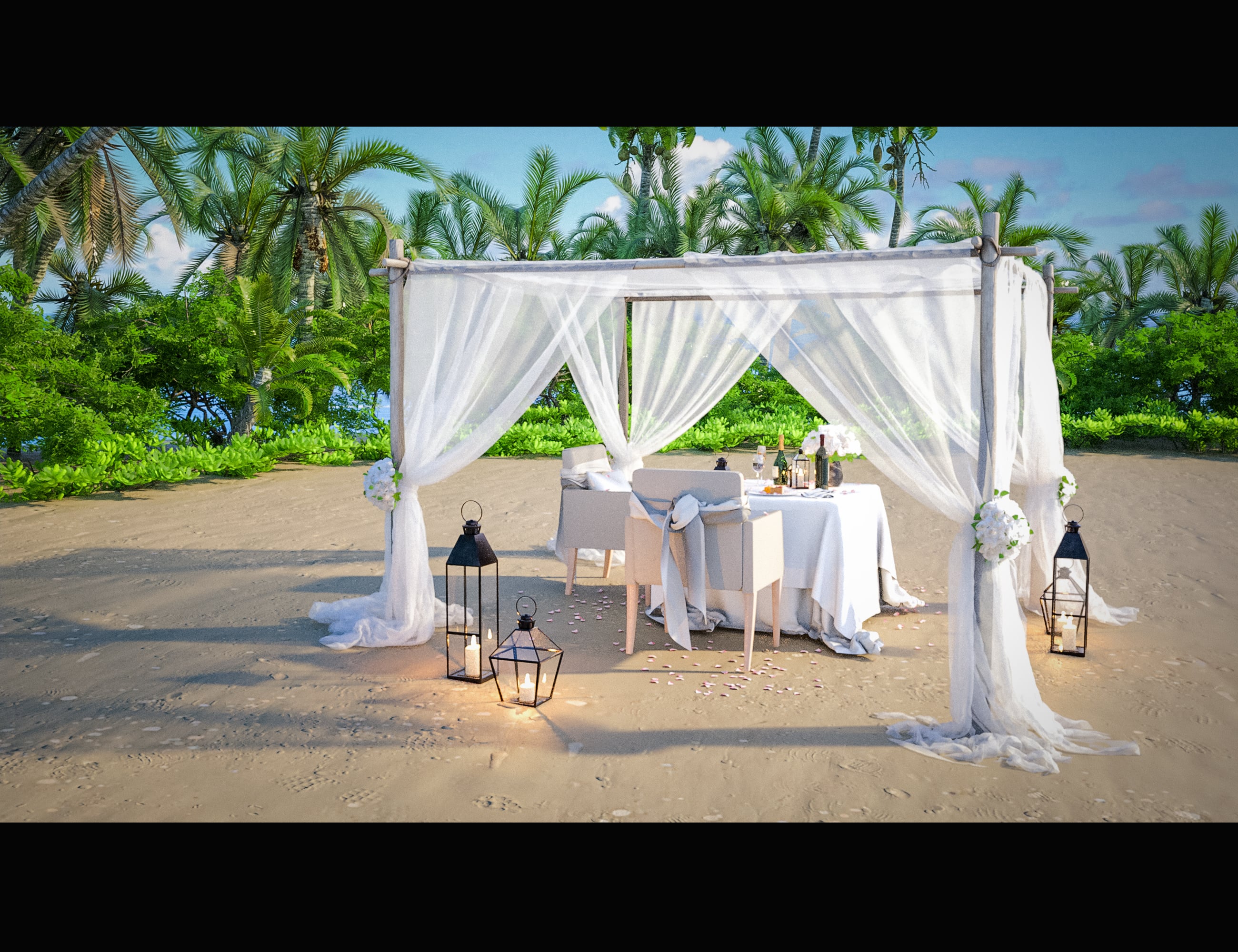 Glowing Beach | Daz 3D