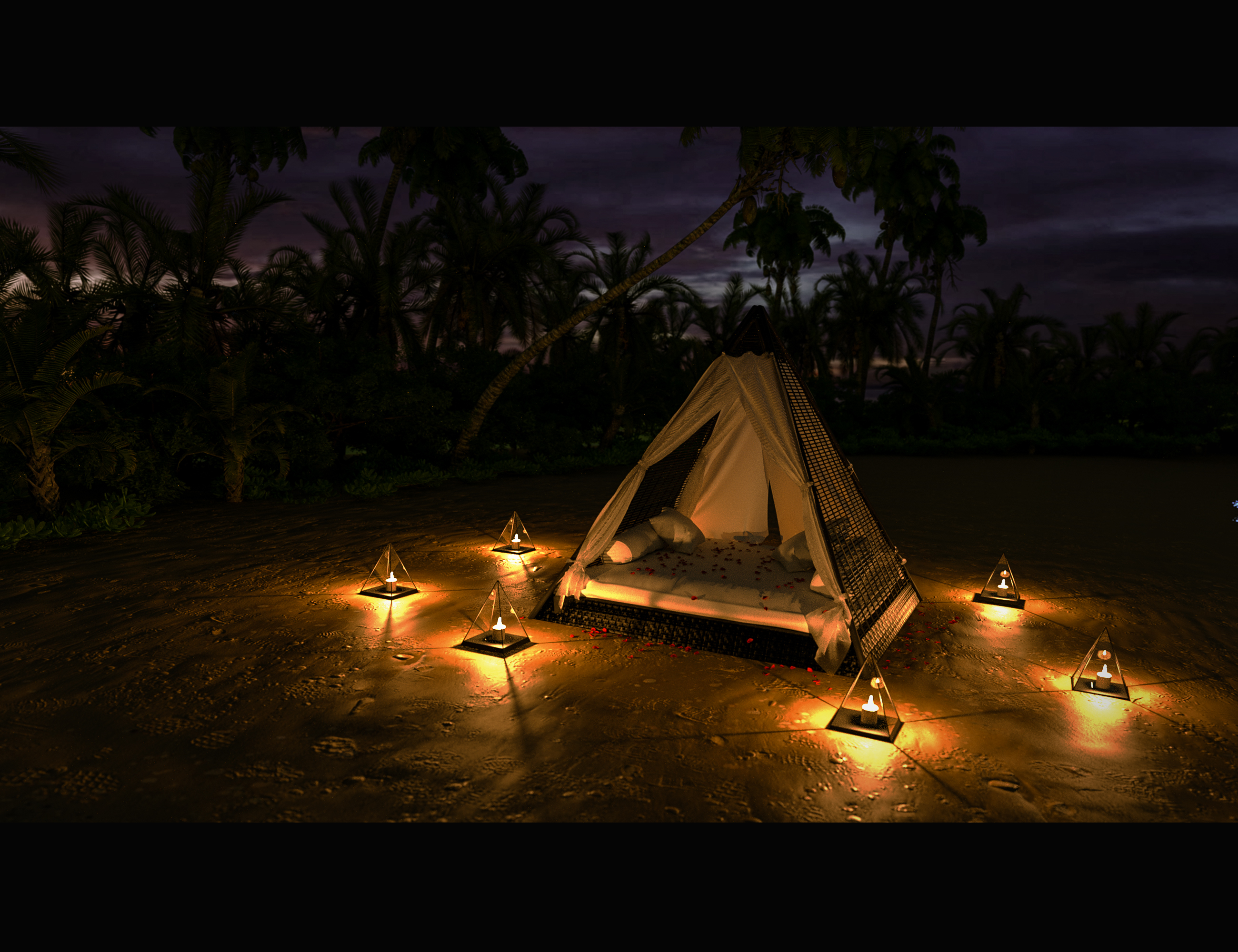 Glowing Beach Props | Daz 3D