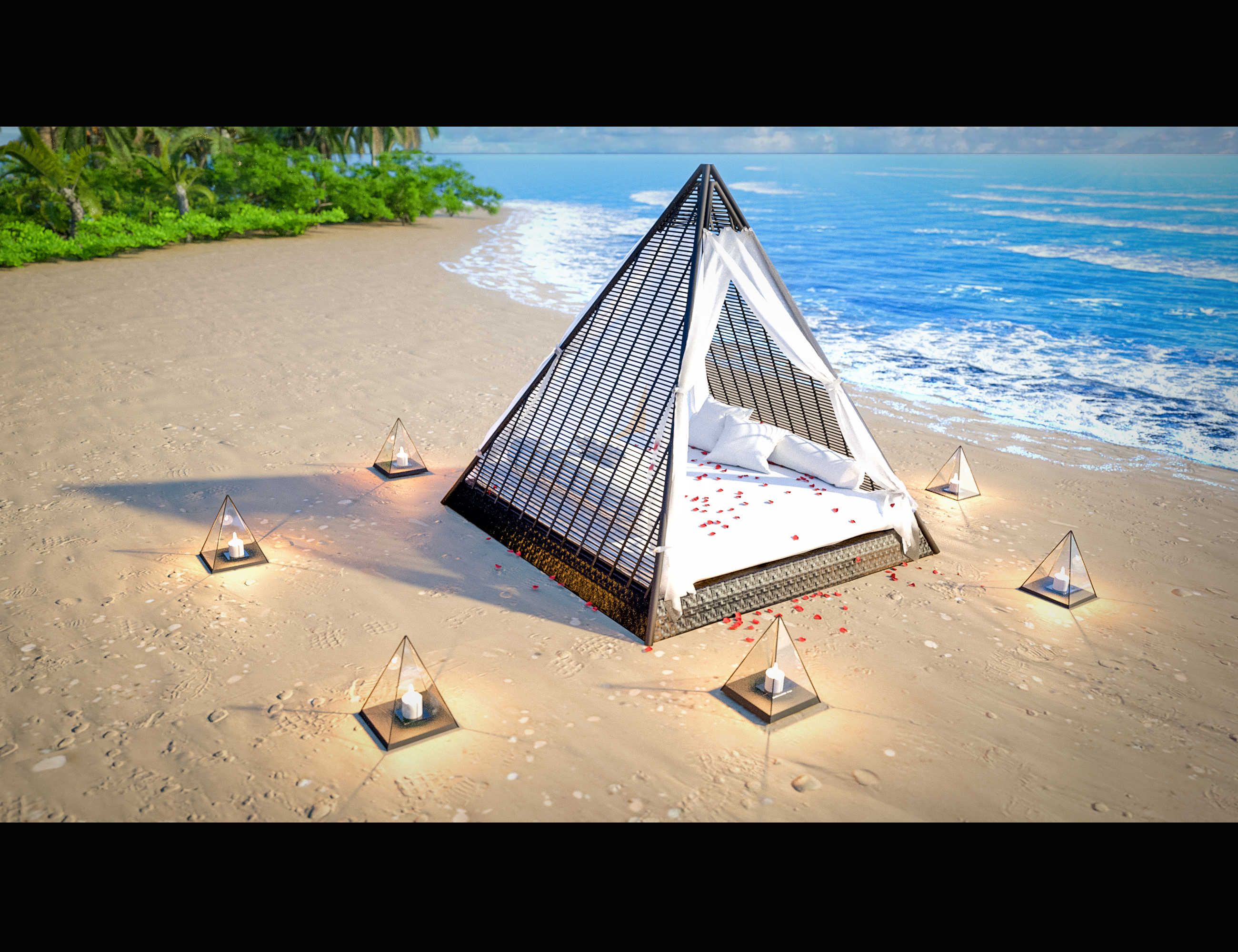 Glowing Beach Props | Daz 3D