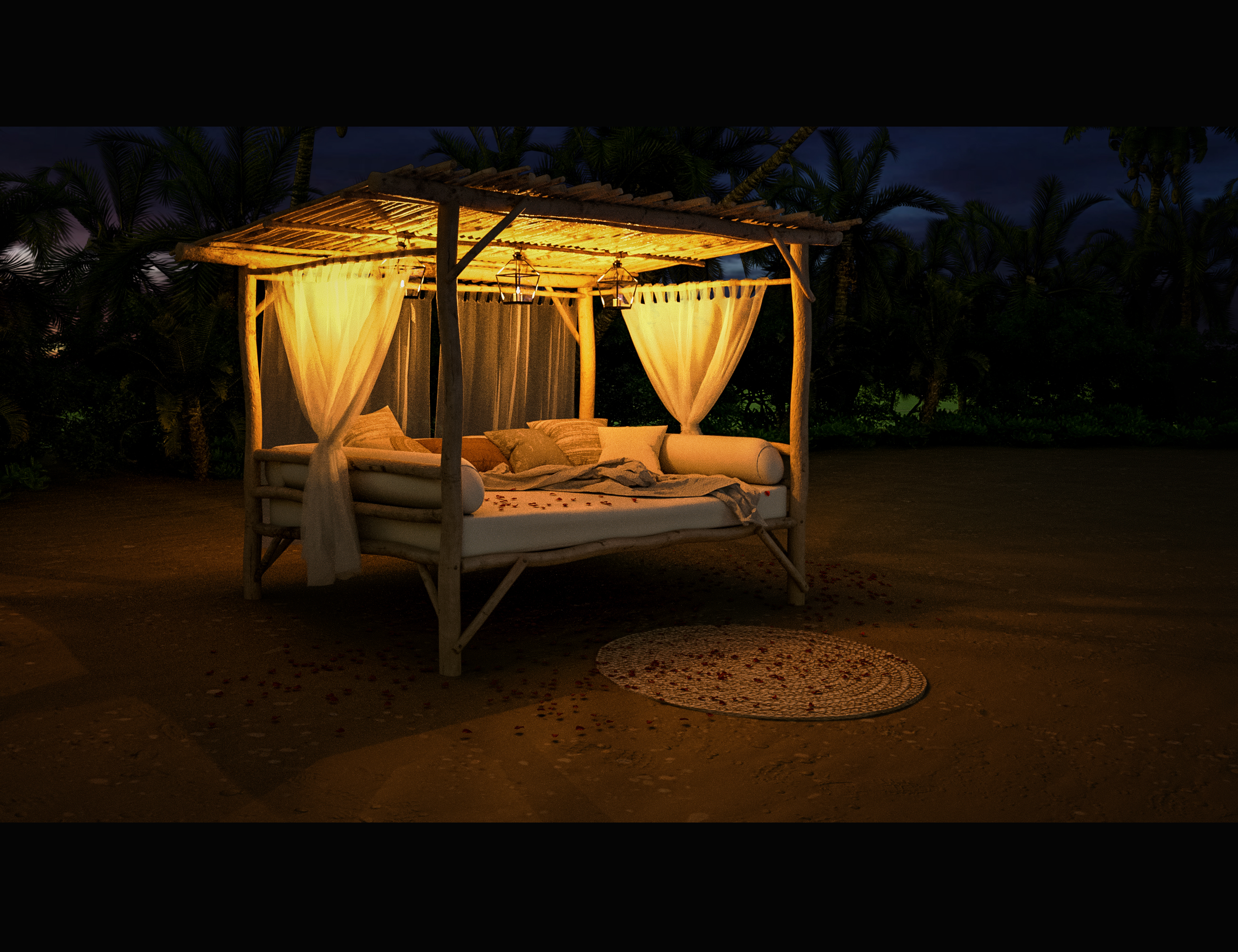 Glowing Beach Props | Daz 3D