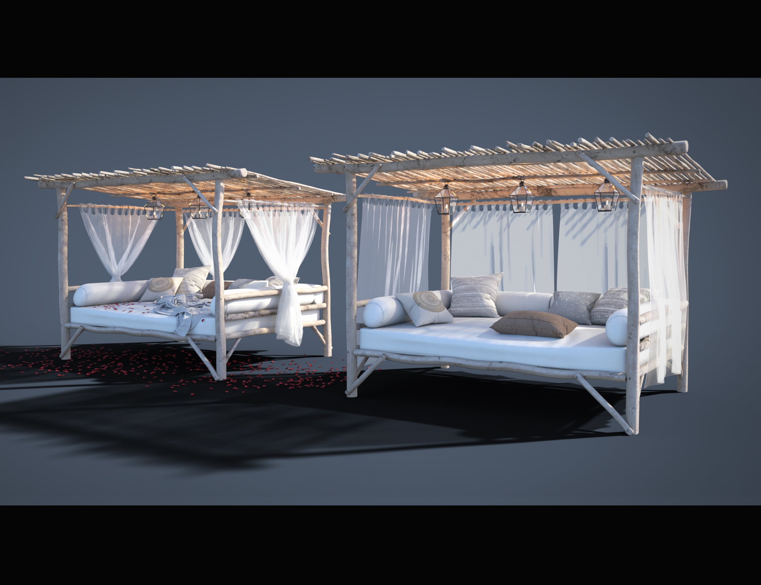 Glowing Beach Props | Daz 3D