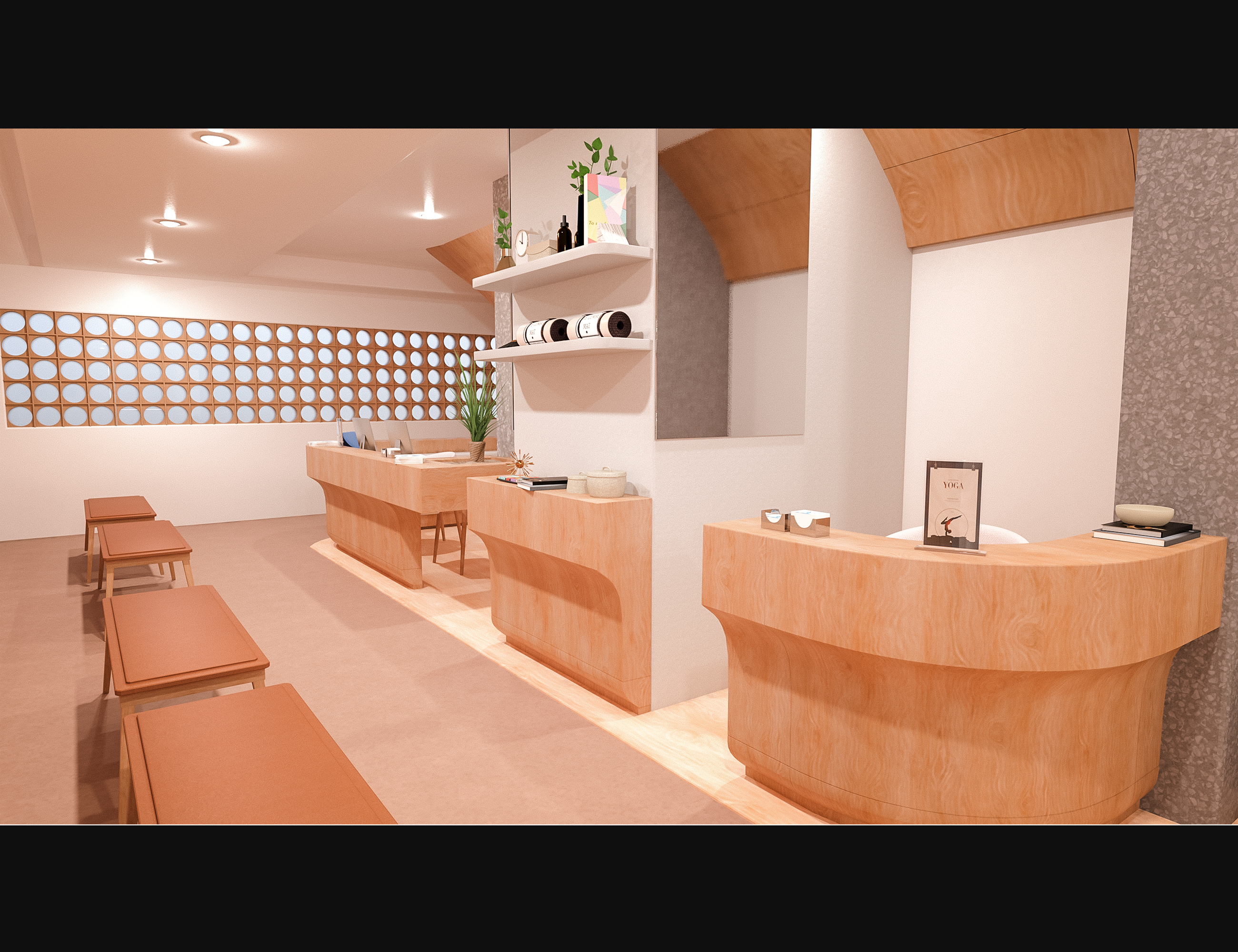 Yoga Club Reception | Daz 3D