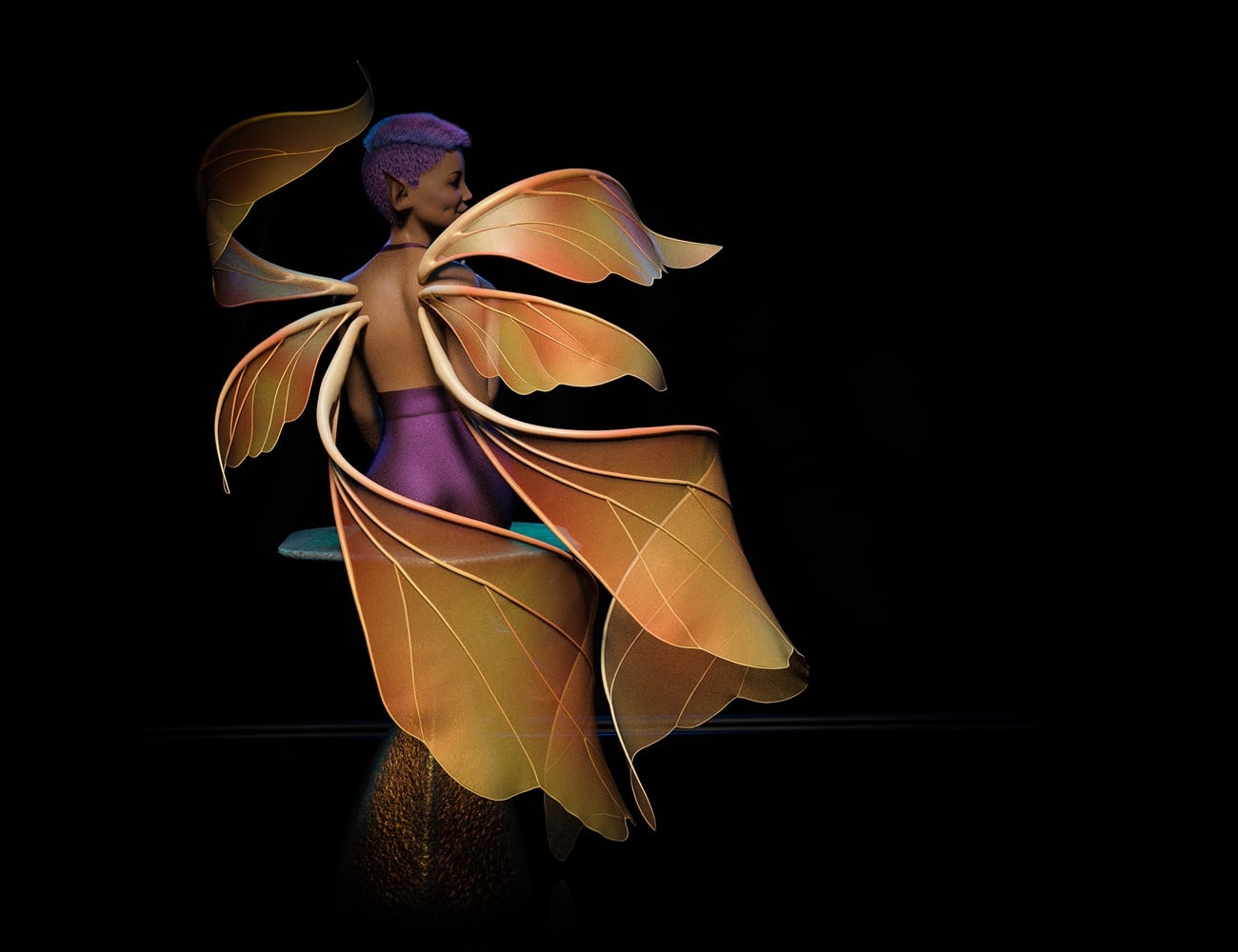 Contour Wings Lore for Genesis to Genesis 8.1 | Daz 3D