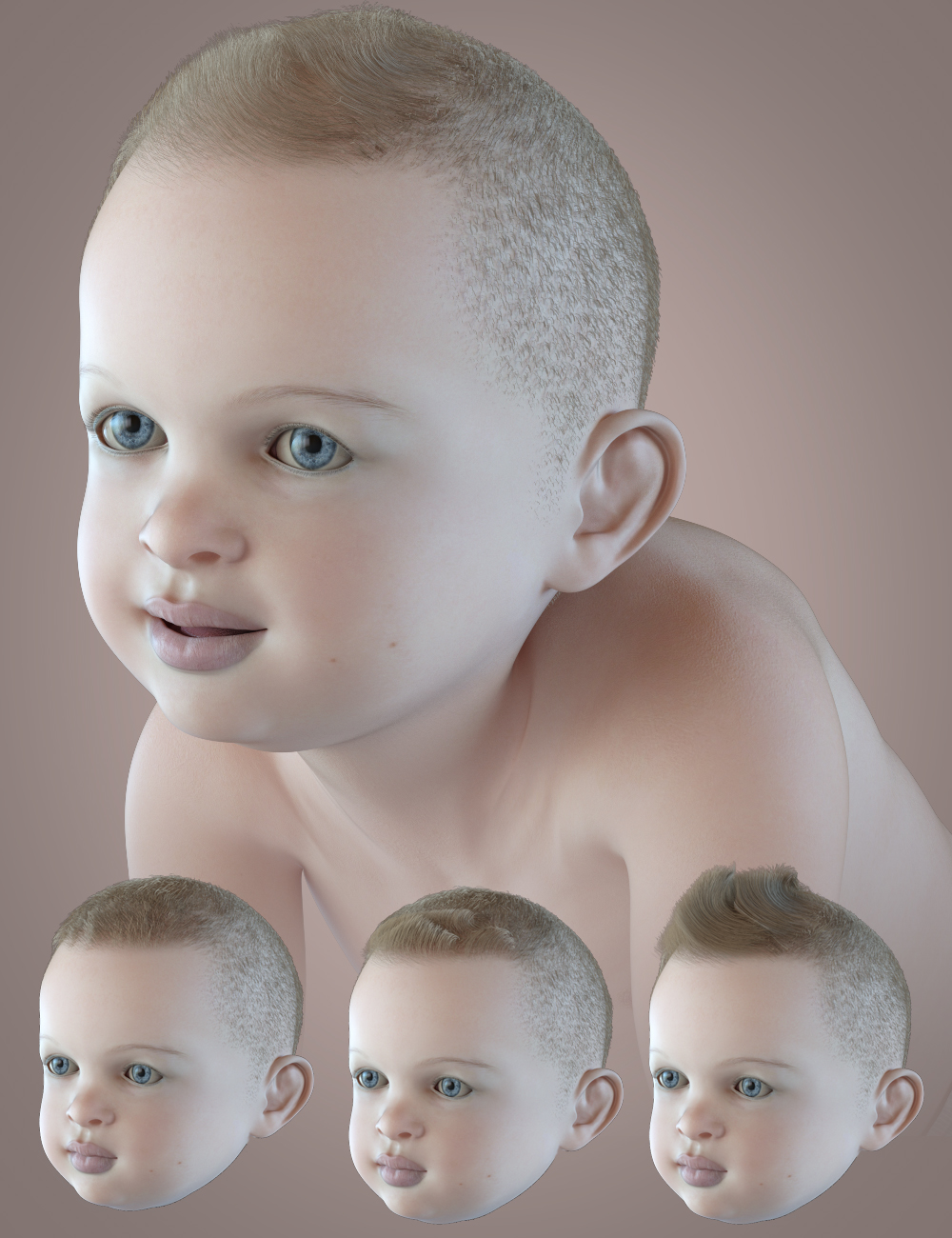 Deepsea Baby HD for Genesis 8.1 Male | Daz 3D