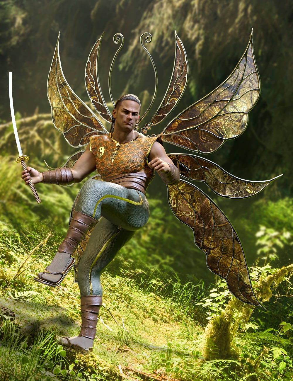 Fay Wings for Genesis 8 | Daz 3D