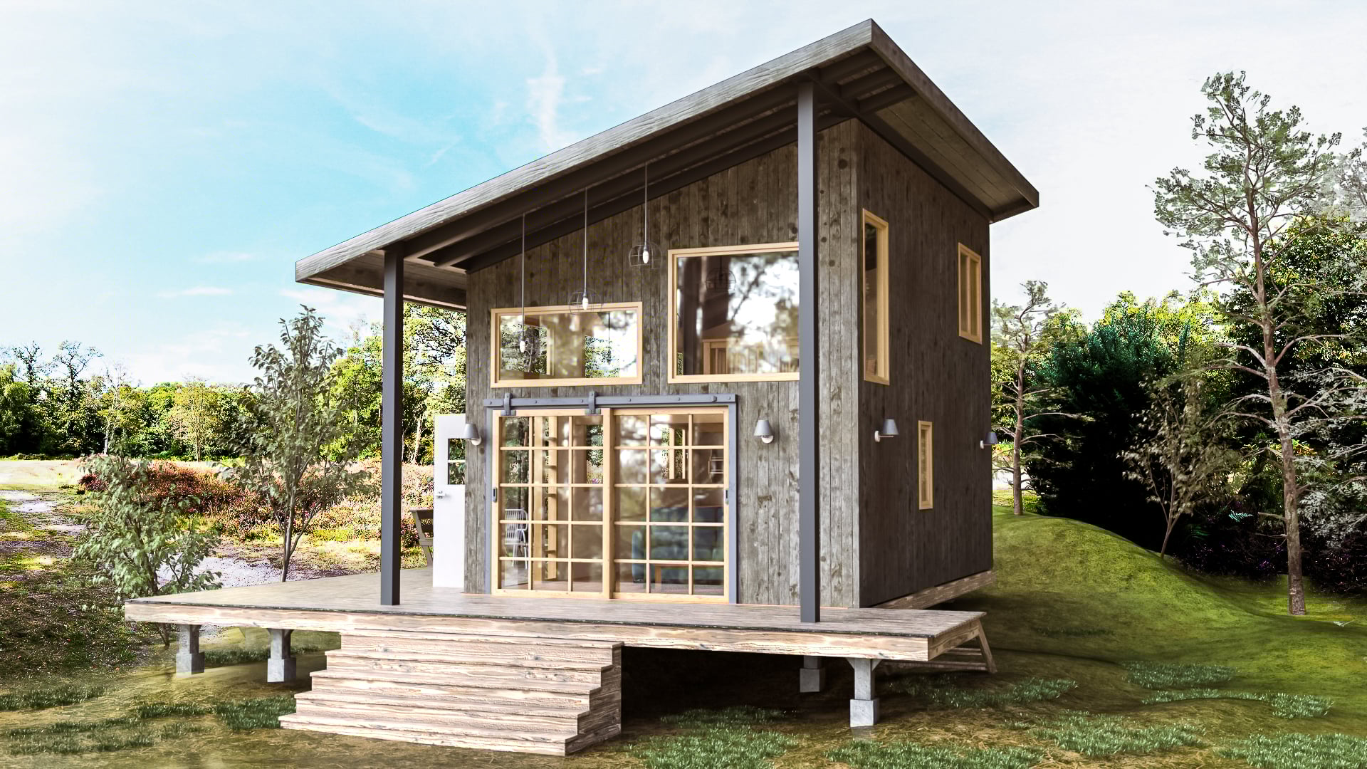 Hill Top Cabin | Daz 3D