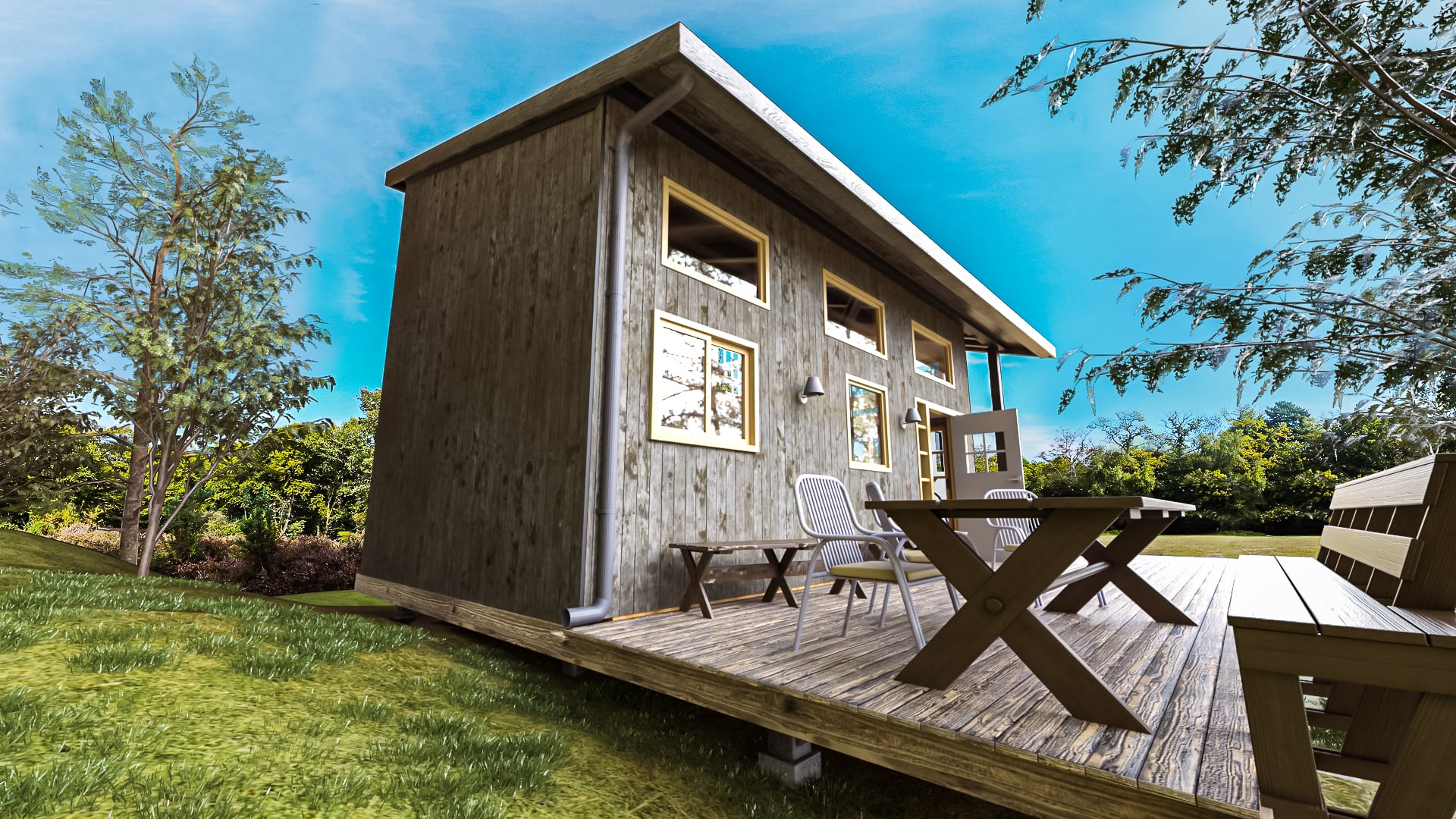 Hill Top Cabin | Daz 3D