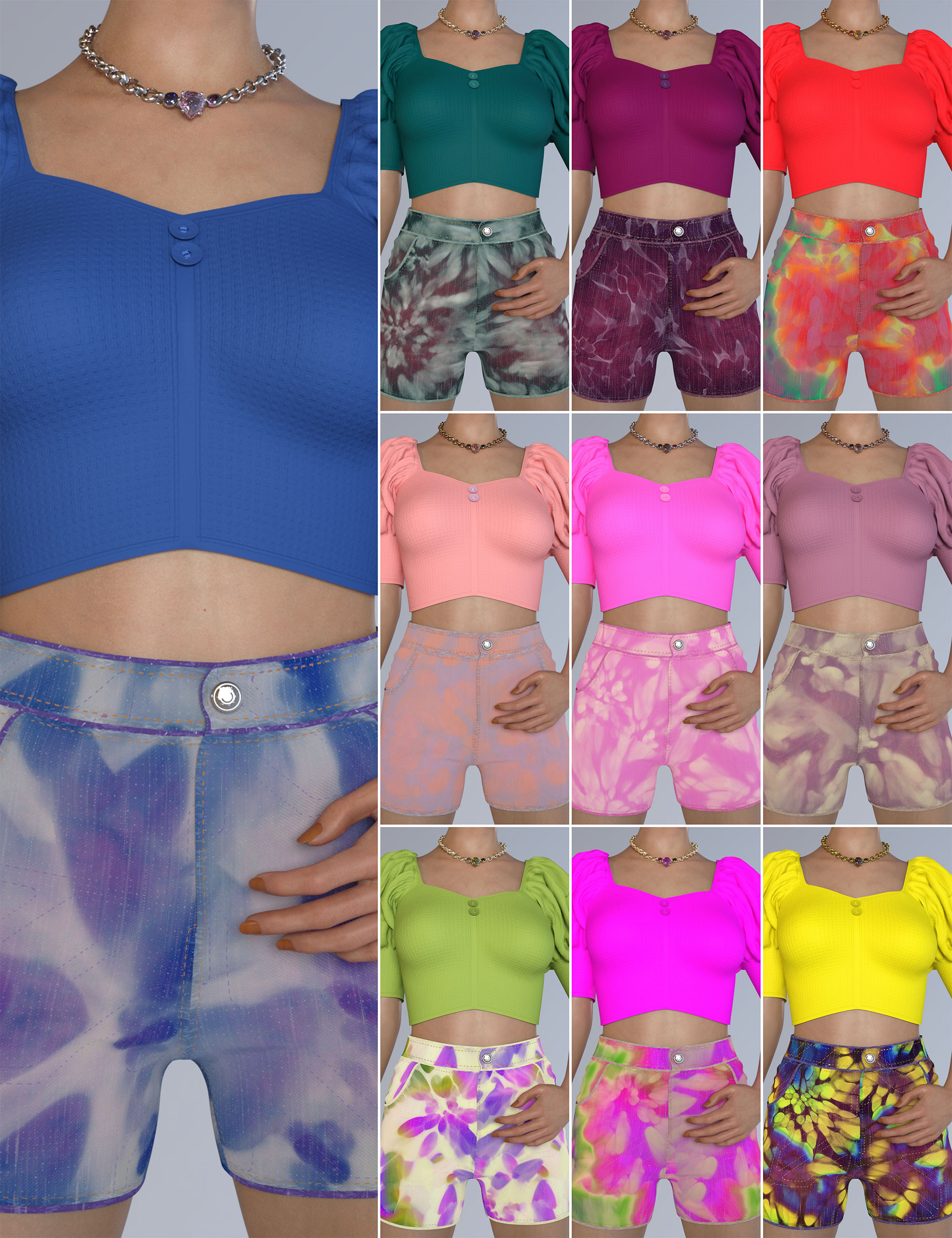 dForce Mari Outfit for Genesis 8 and 8.1 Females | Daz 3D