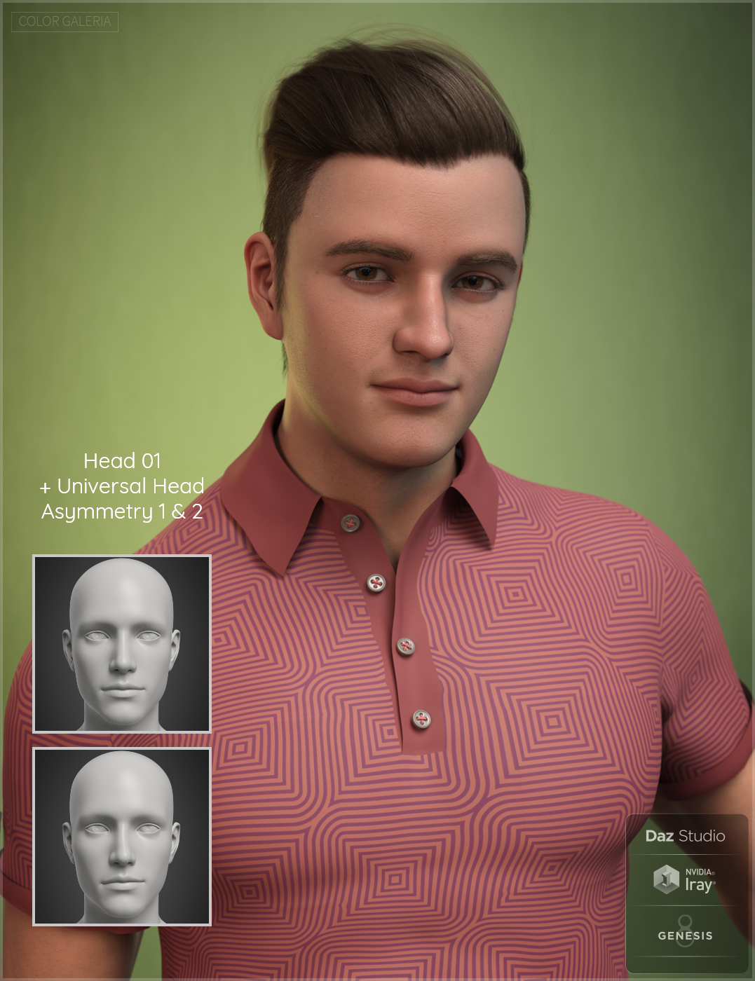 CGI Nice Guy - Head Shapes for Michael 8.1 | Daz 3D