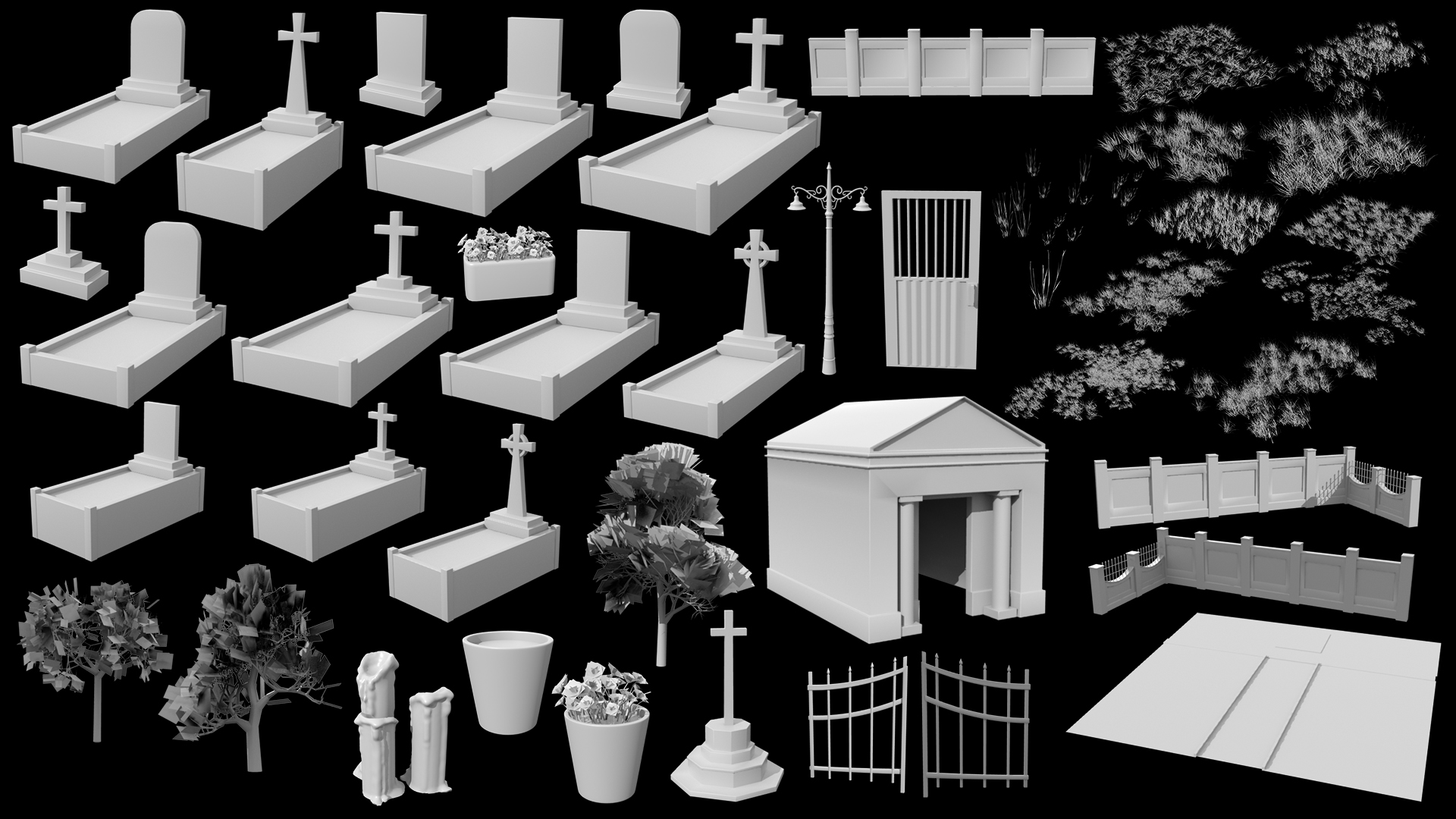 Yolola Graveyard | Daz 3D