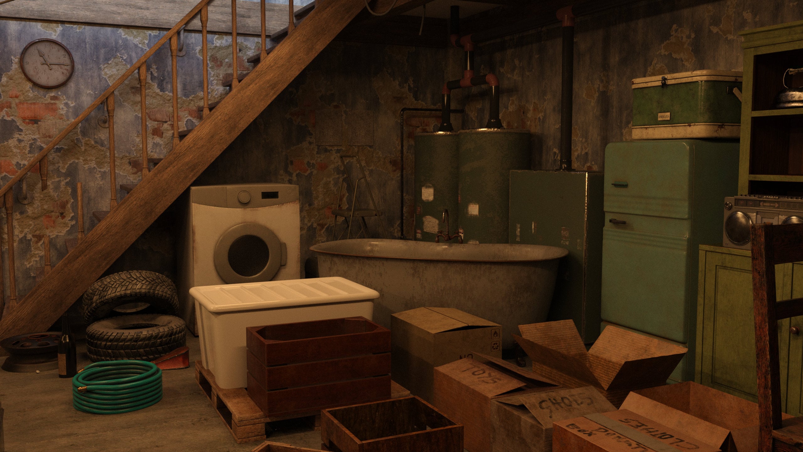 FG Brick Basement | Daz 3D