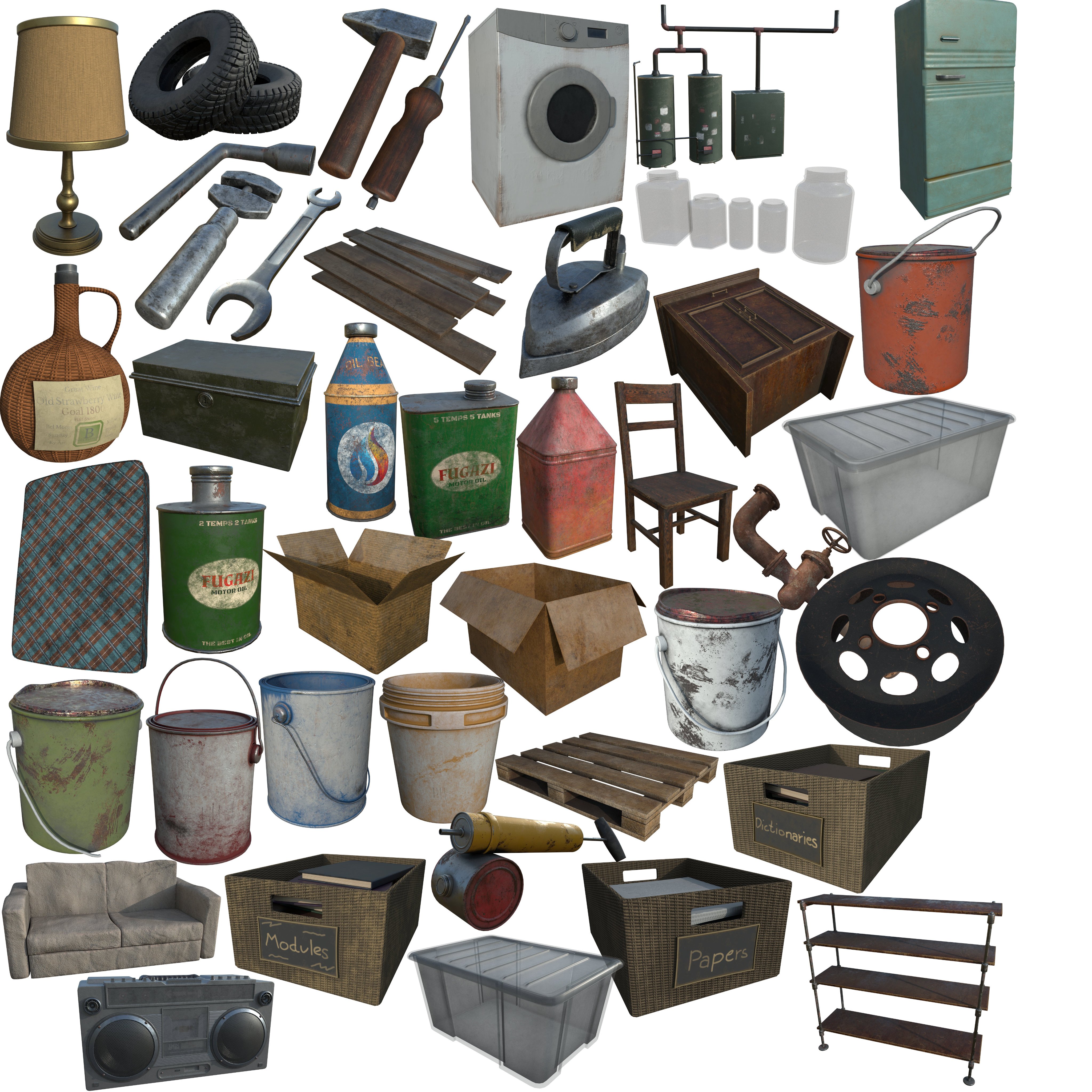FG Brick Basement | Daz 3D