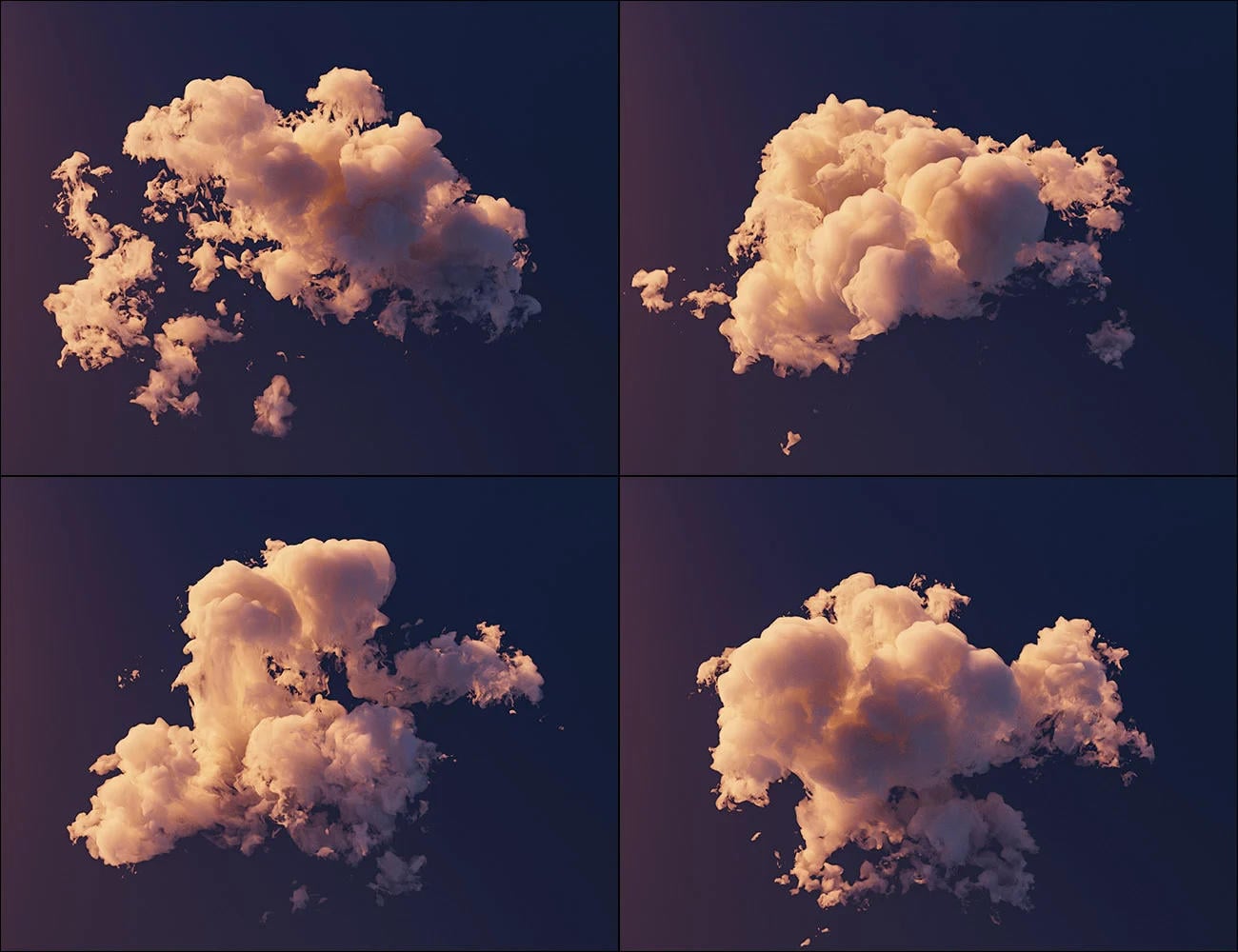 Cloudscape Creator Volumetrics - Big Clouds and Cloud Cover | Daz 3D