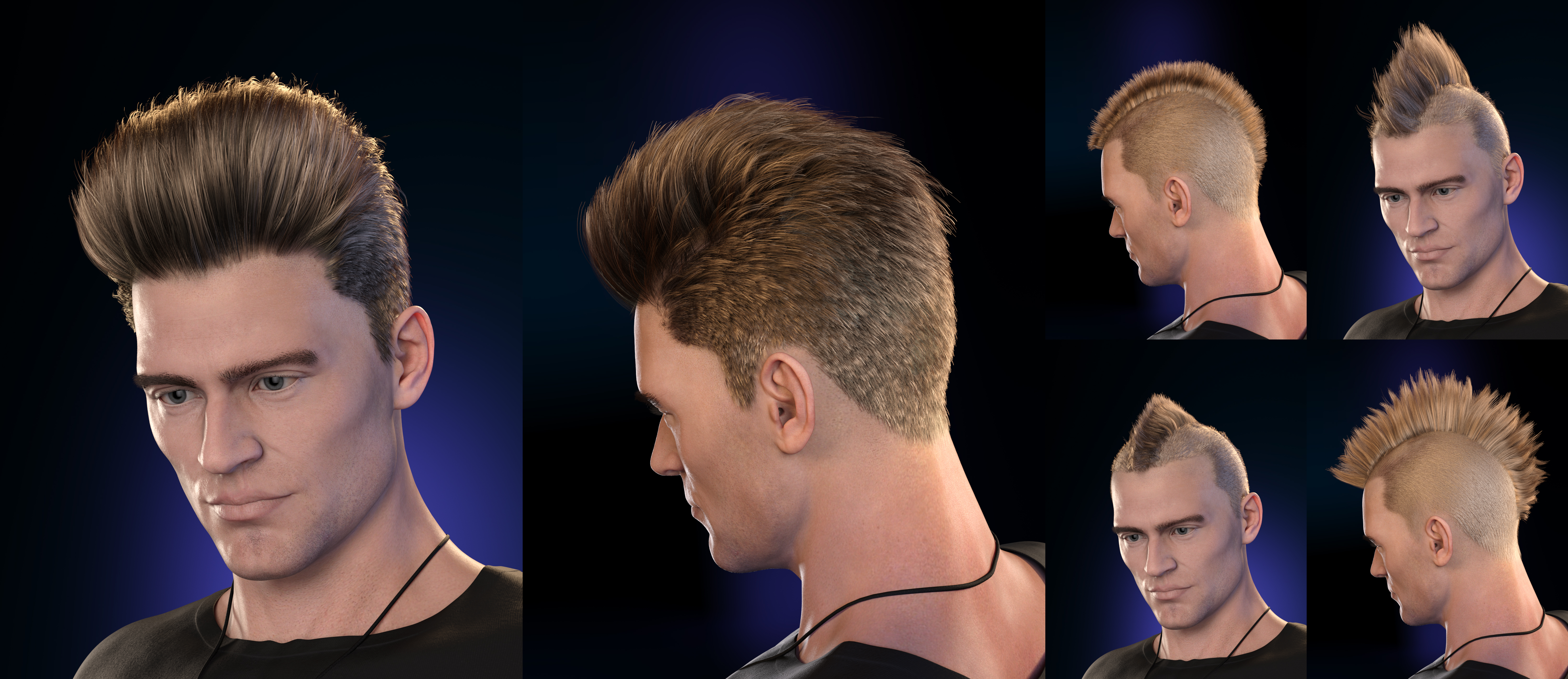 FE Short Hair Vol 4 for Genesis 8 and 8.1 | Daz 3D
