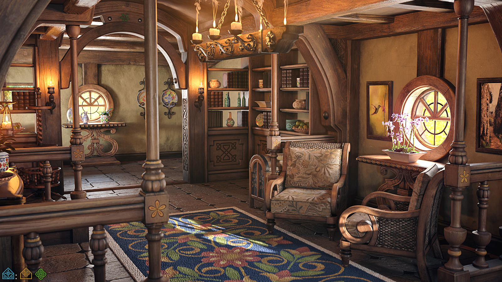ROG Fantasy Home - Entrance | Daz 3D