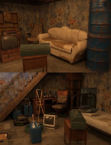 FG Basement Props | Daz 3D