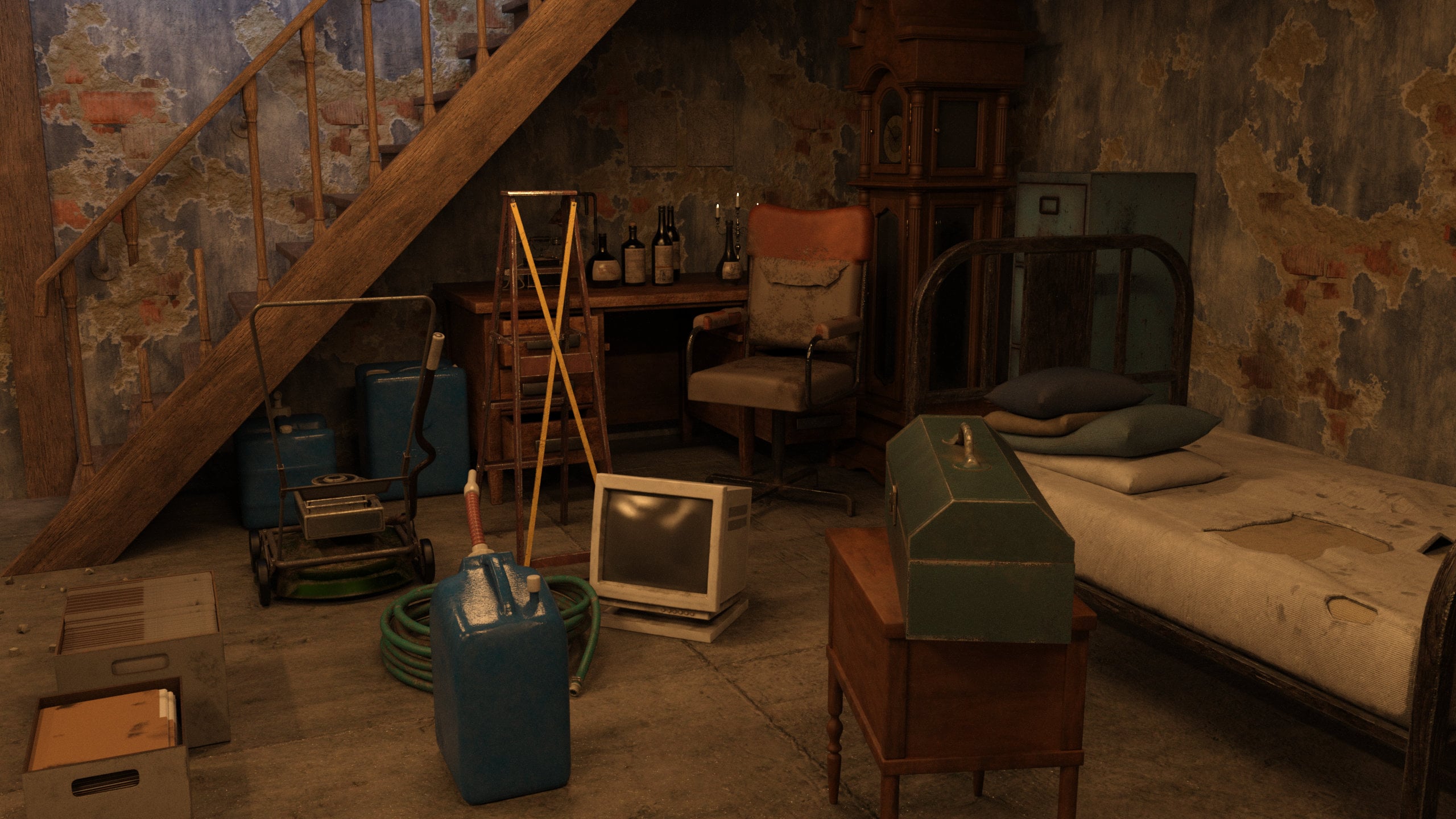 FG Basement Props | Daz 3D