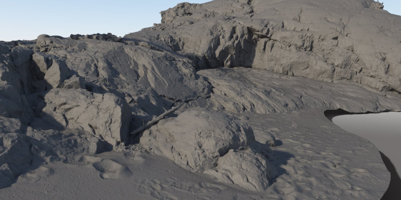 HD Scans Beach Rocks | Daz 3D