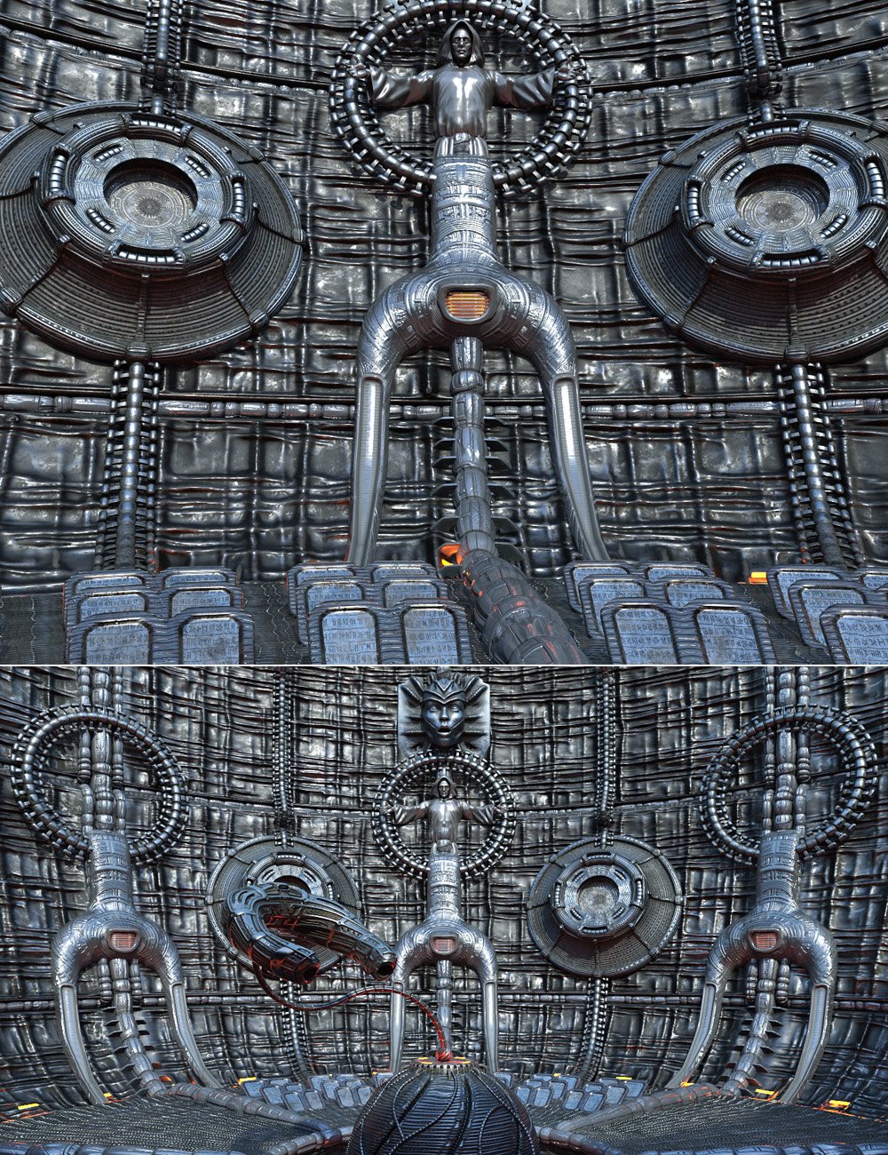 Alien Station Kit | Daz 3D