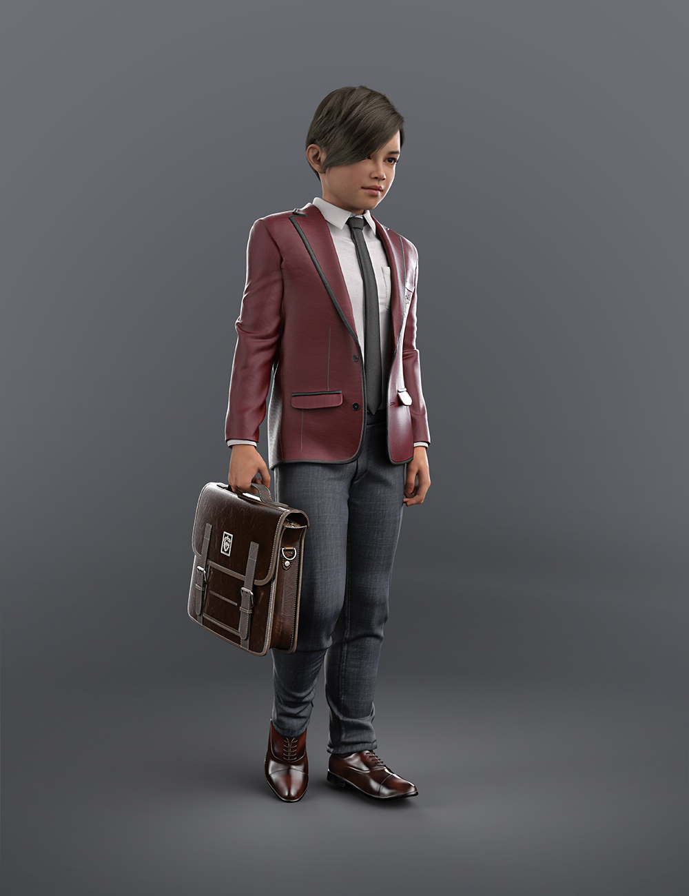 AJC Japan's Modern High School Uniform for Genesis 8 Males | Daz 3D