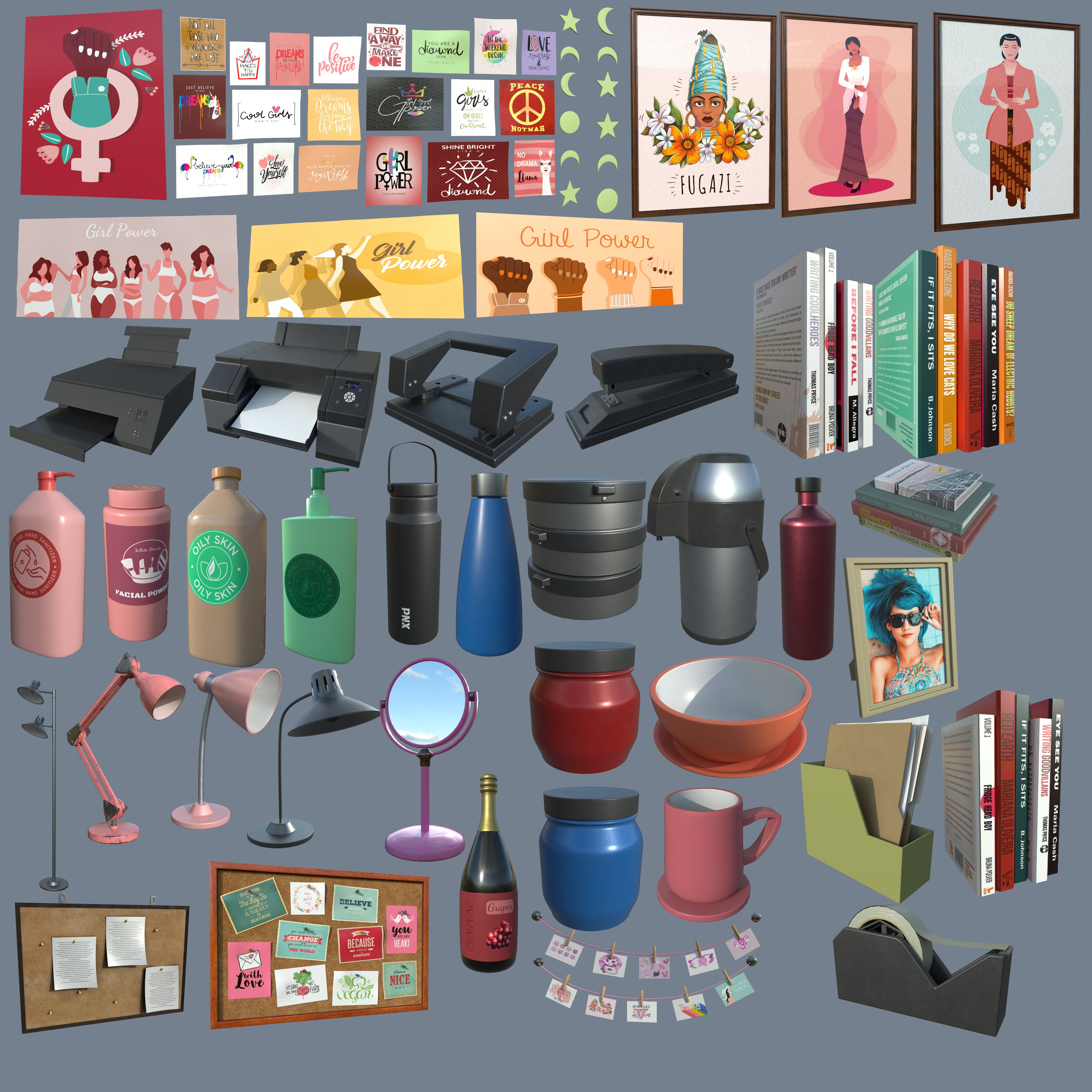 FG College Dorm Bundle | Daz 3D