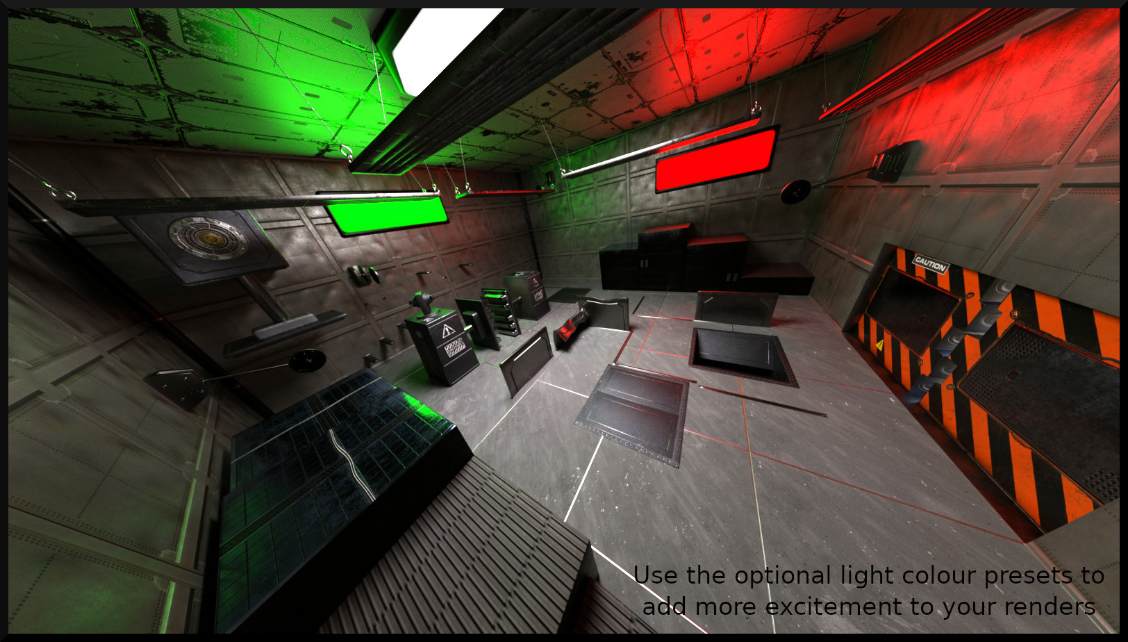 Superhero Training Room | Daz 3D