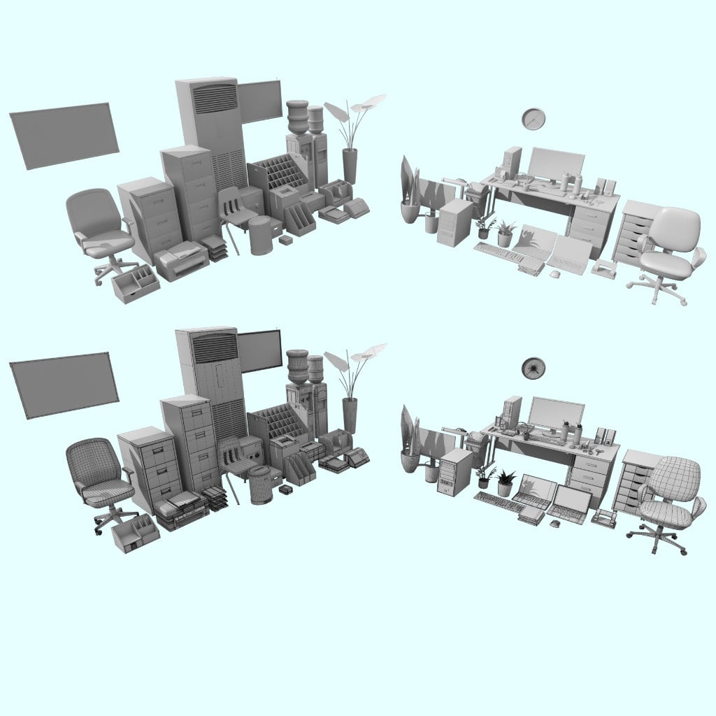 FG Office Props | Daz 3D