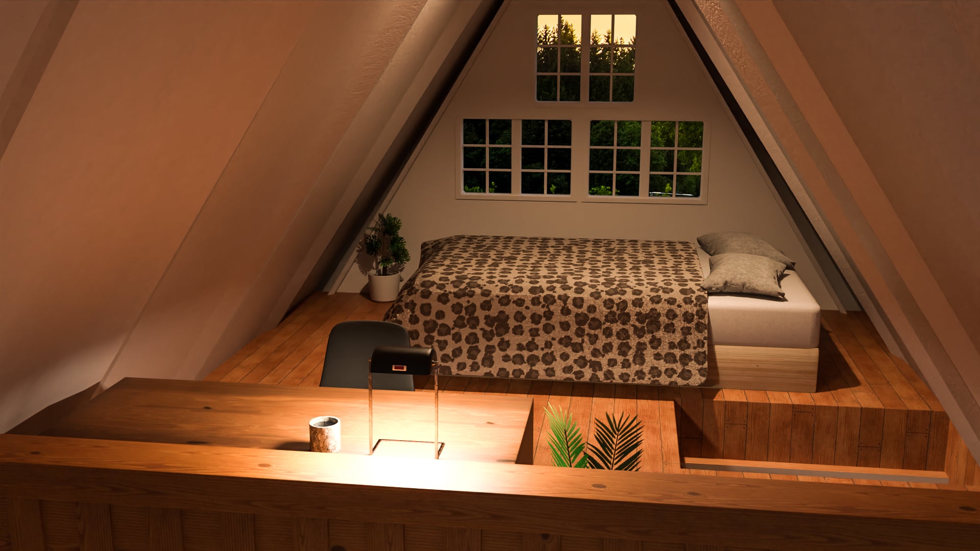 Triangle Cabin | Daz 3D