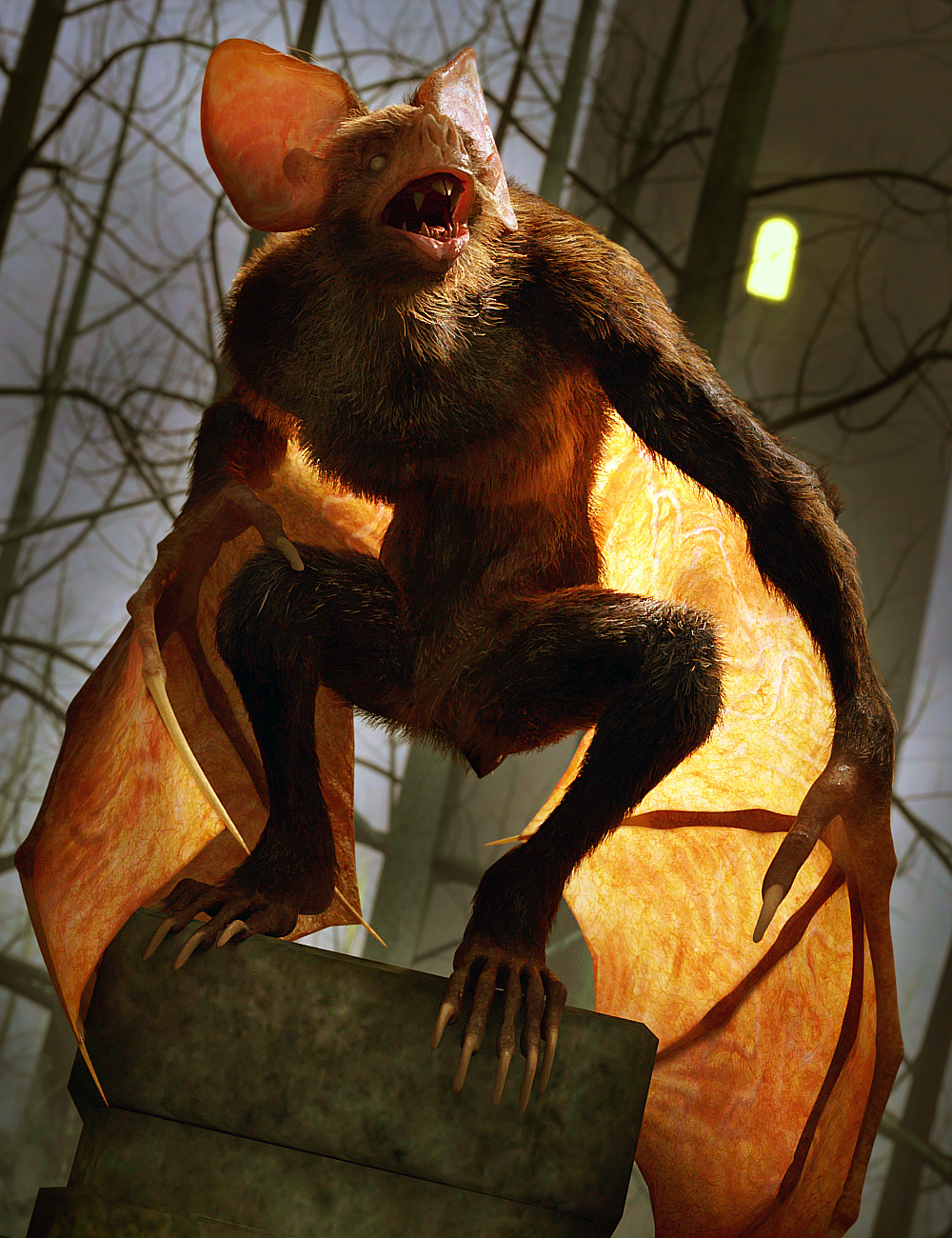 Demon vs Werebat Bundle | Daz 3D