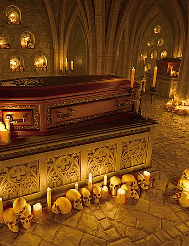 Vampire Crypt and Props | Daz 3D