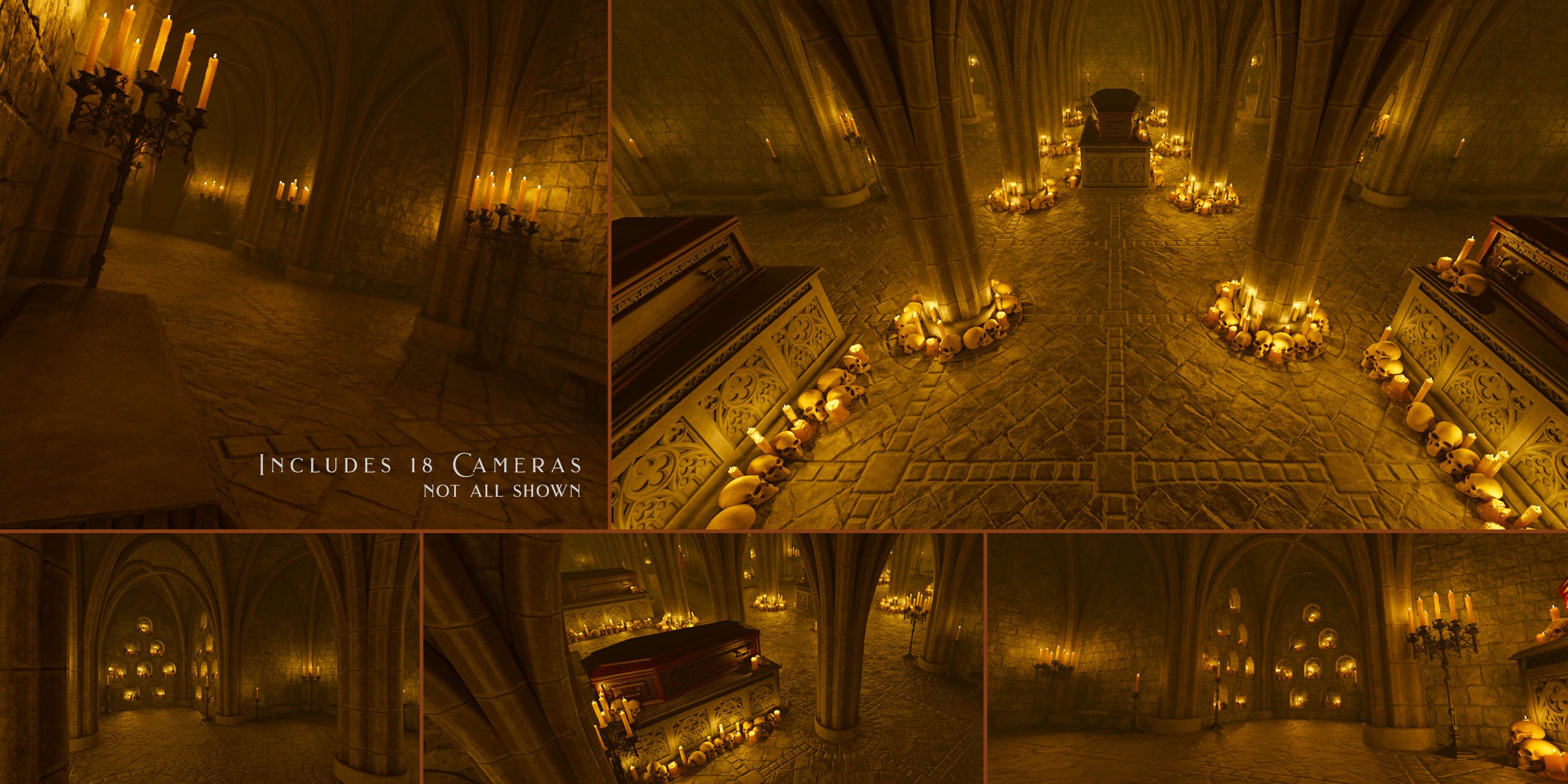 Vampire Crypt and Props | Daz 3D