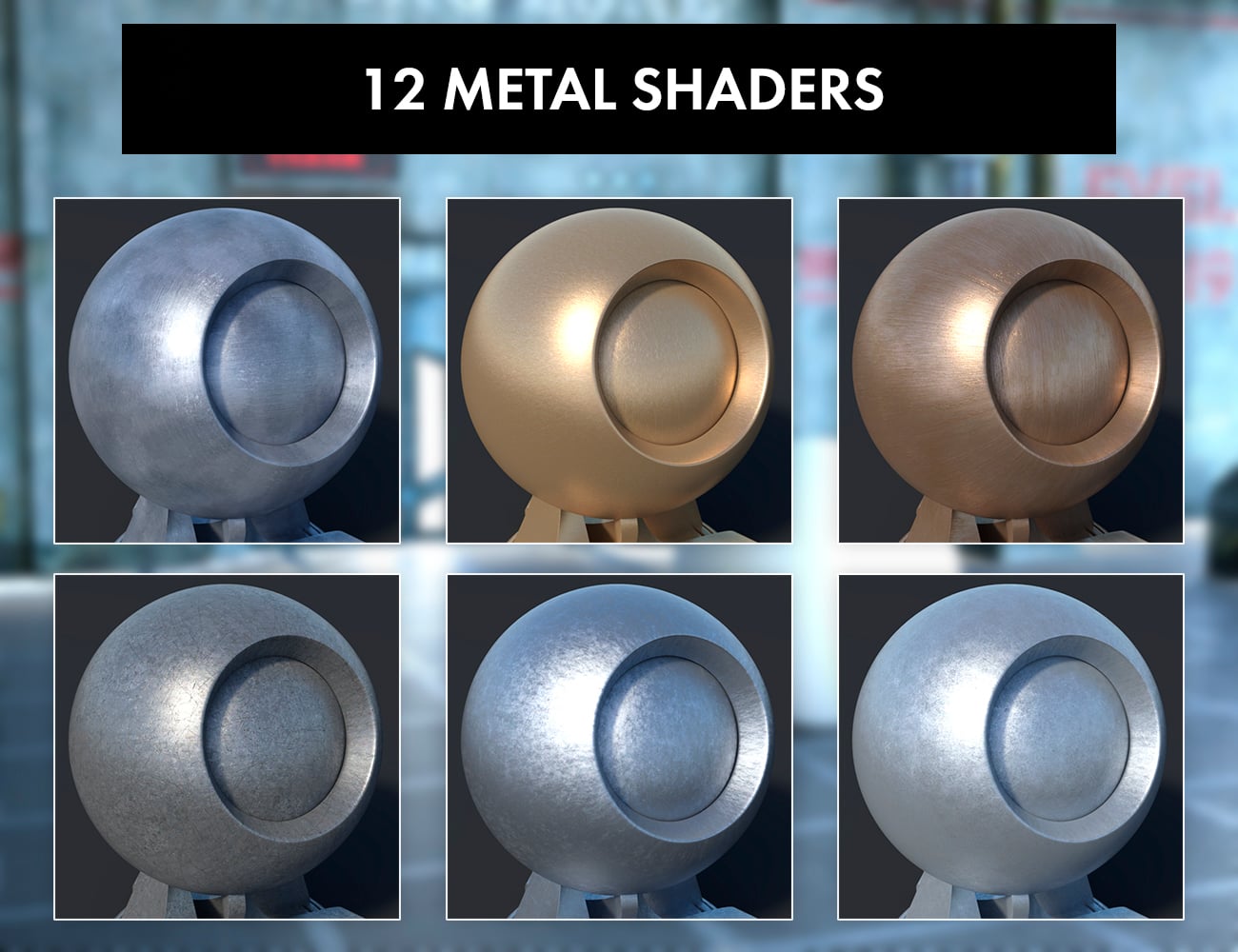 Perforated Metal II - Iray Shaders | Daz 3D