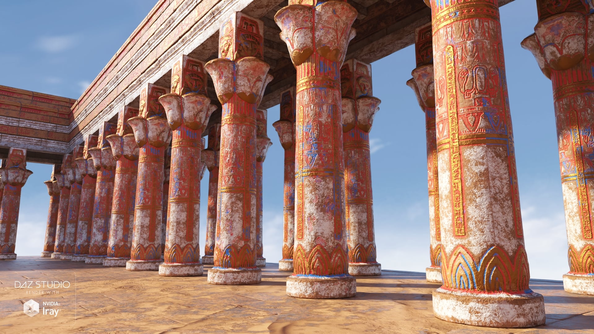 Egyptian Elements Materials Pack | Daz 3D