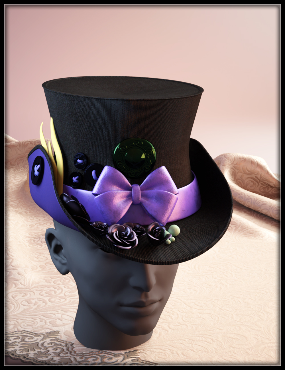 ND Fantasy Hats for Genesis 8 Female | Daz 3D