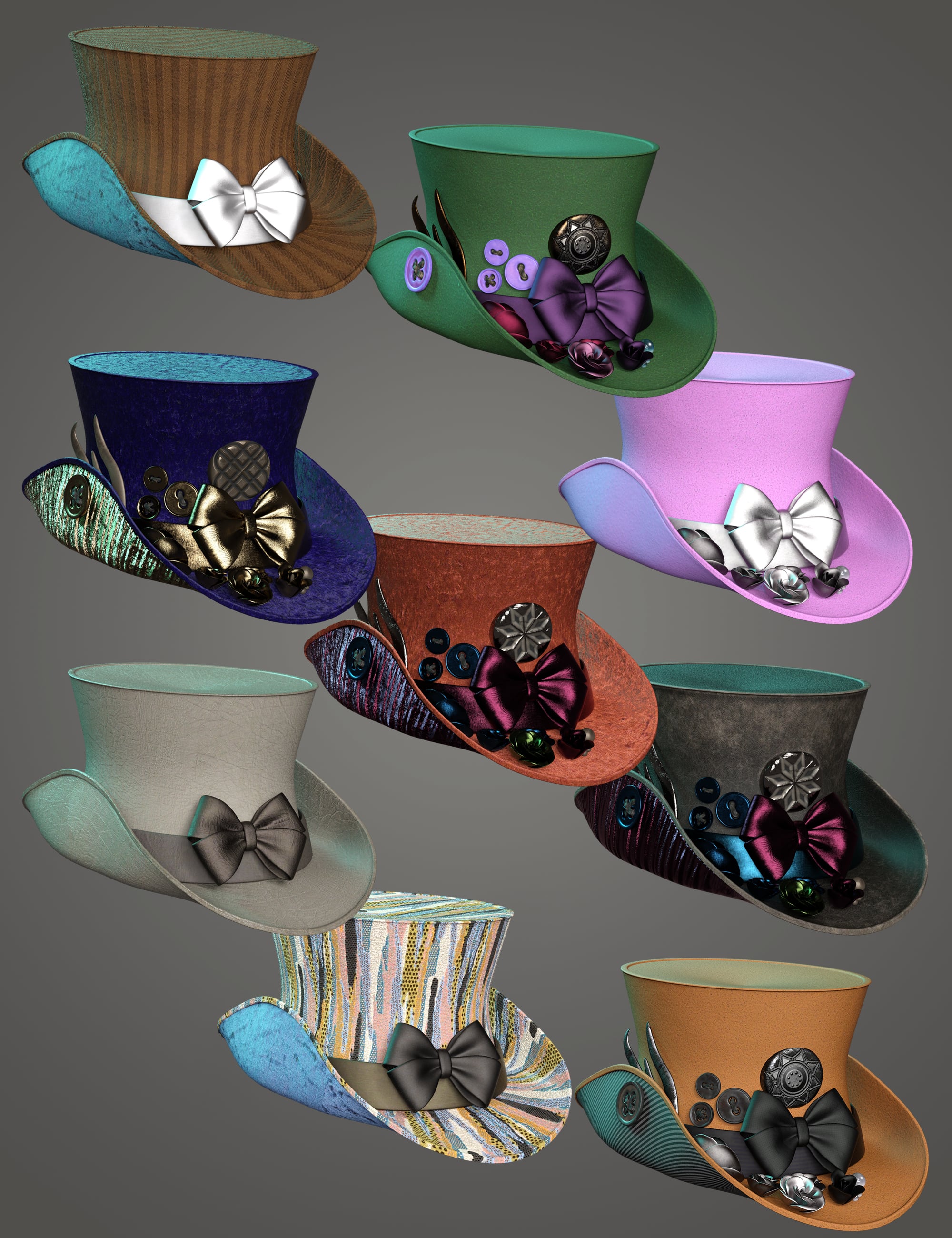 Versatility for ND Fantasy Hats | Daz 3D