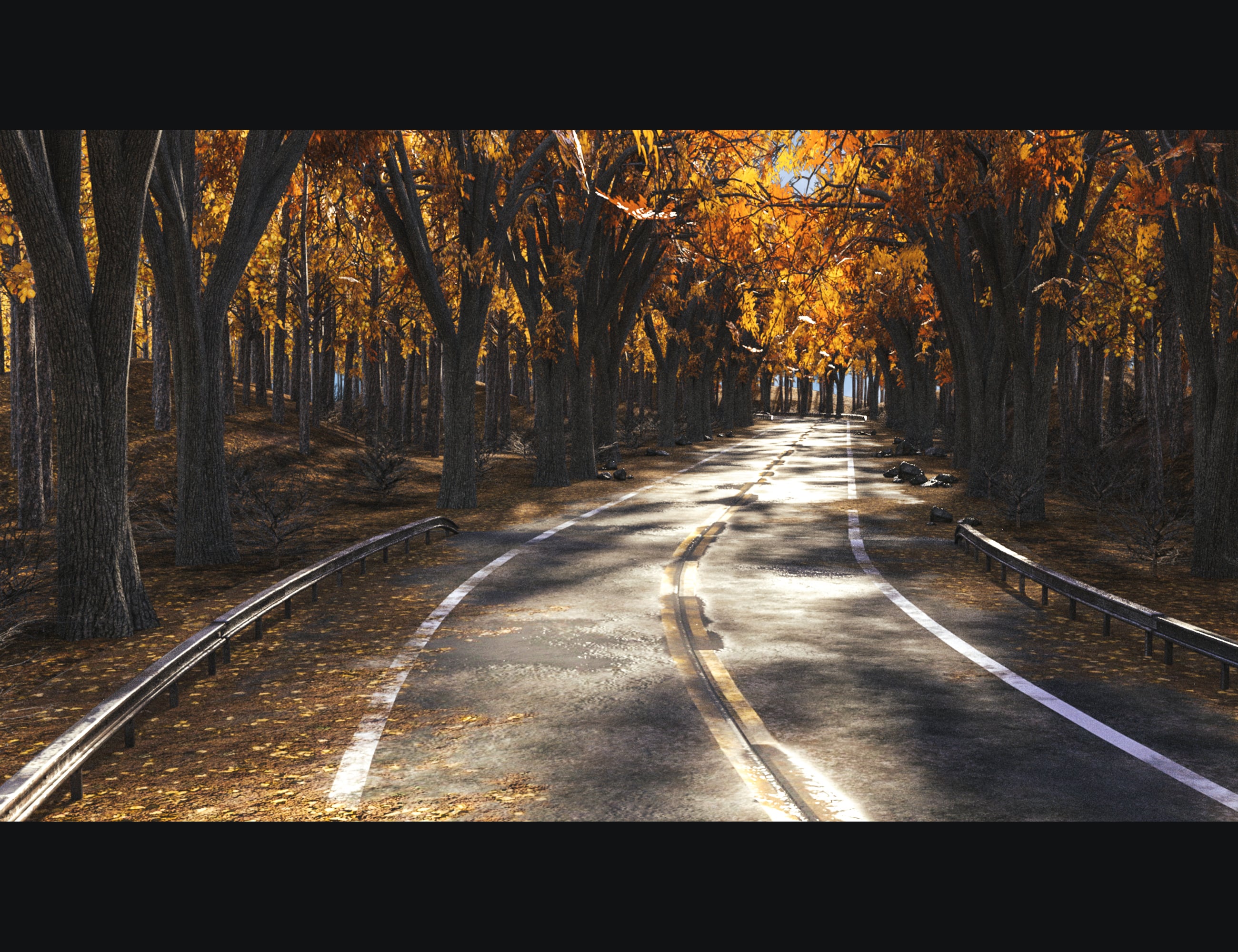 Forest Road | Daz 3D