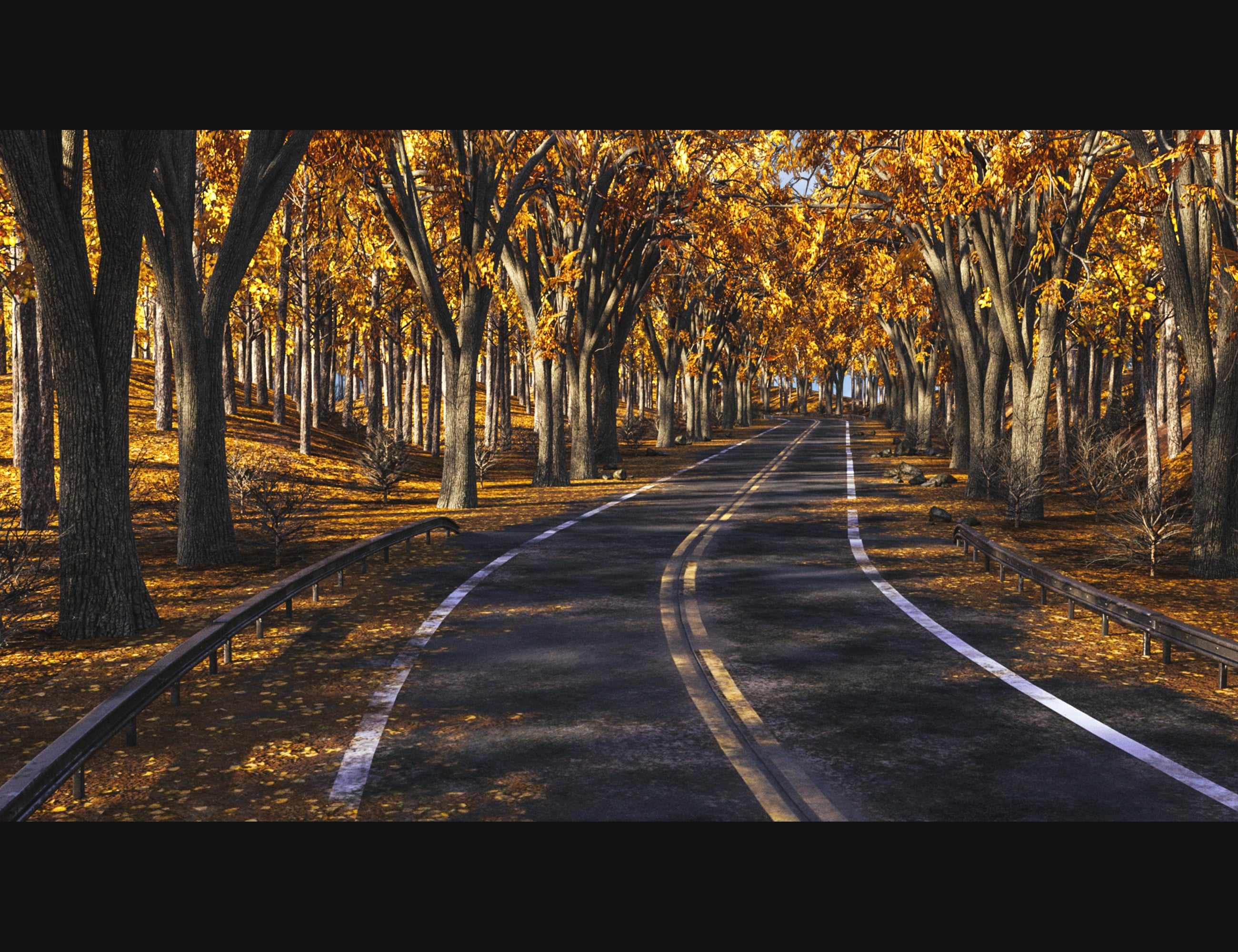 Forest Road | Daz 3D