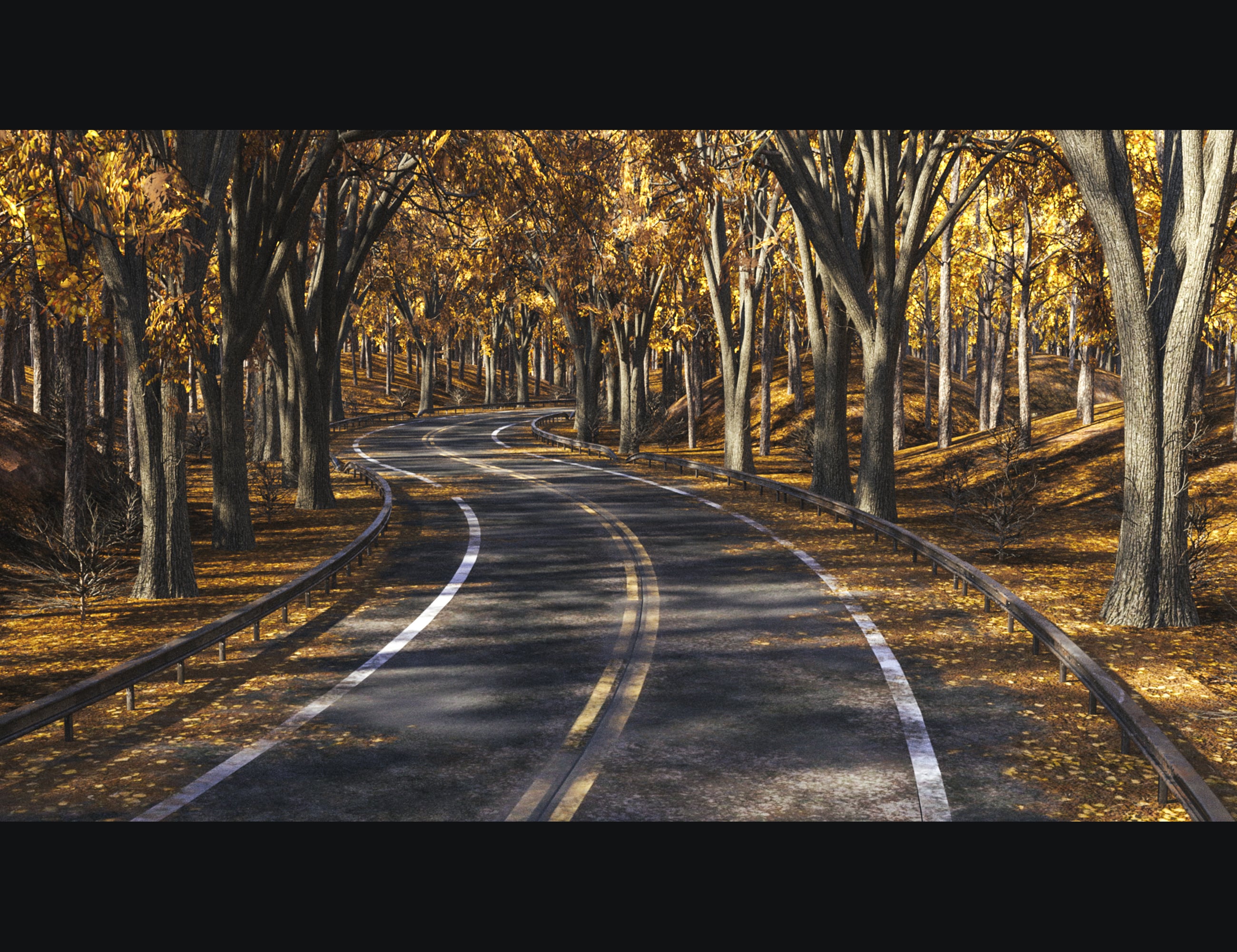 Forest Road | Daz 3D
