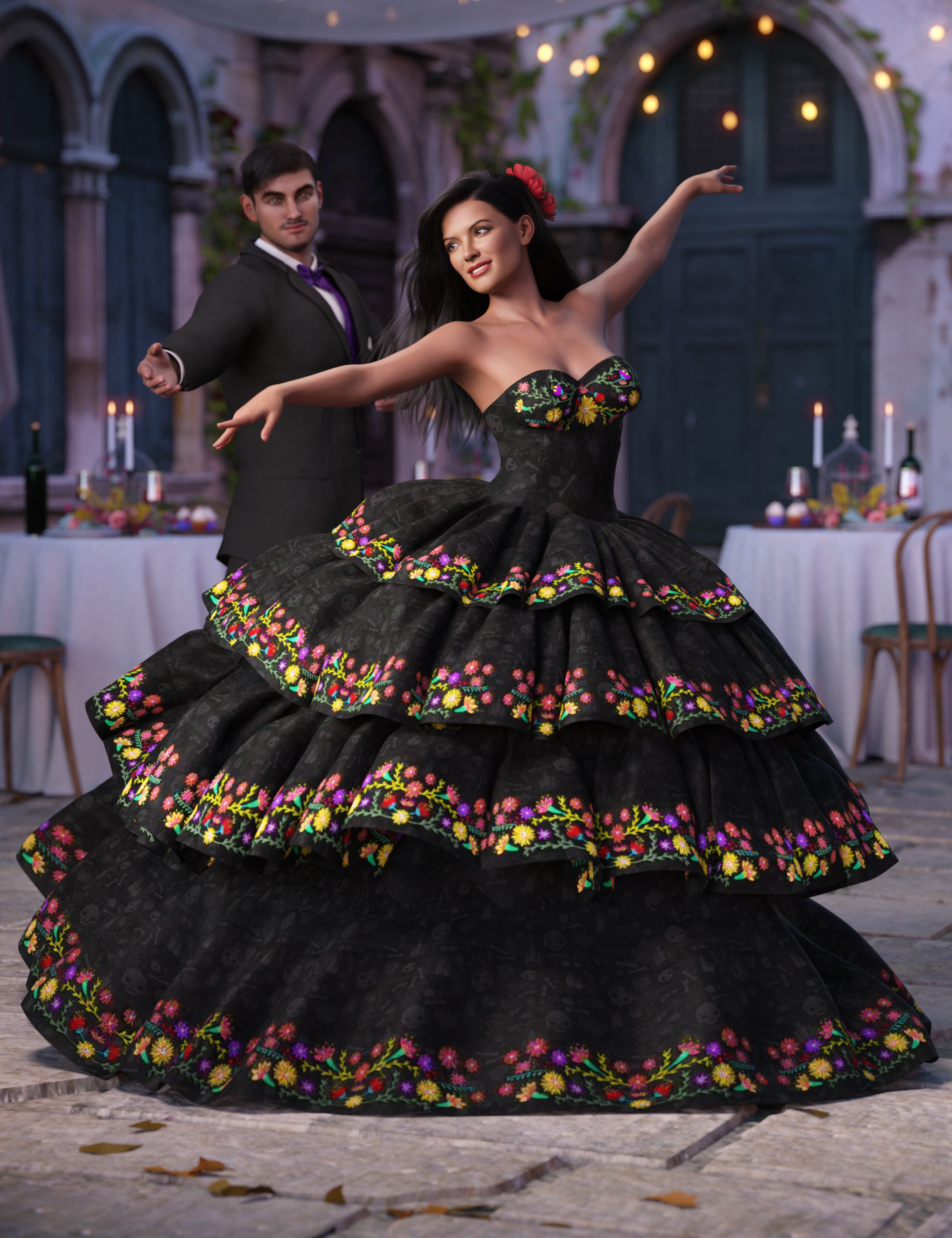 Rosa Maria 8.1 Fiesta Bundle | Daz 3D