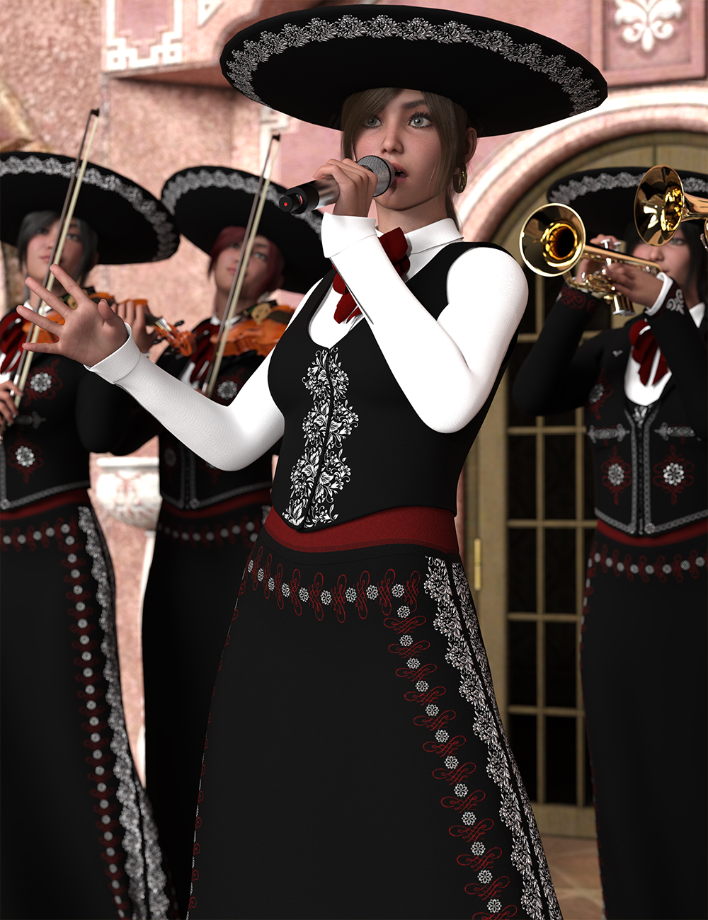 Rosa Maria 8.1 Fiesta Bundle | Daz 3D