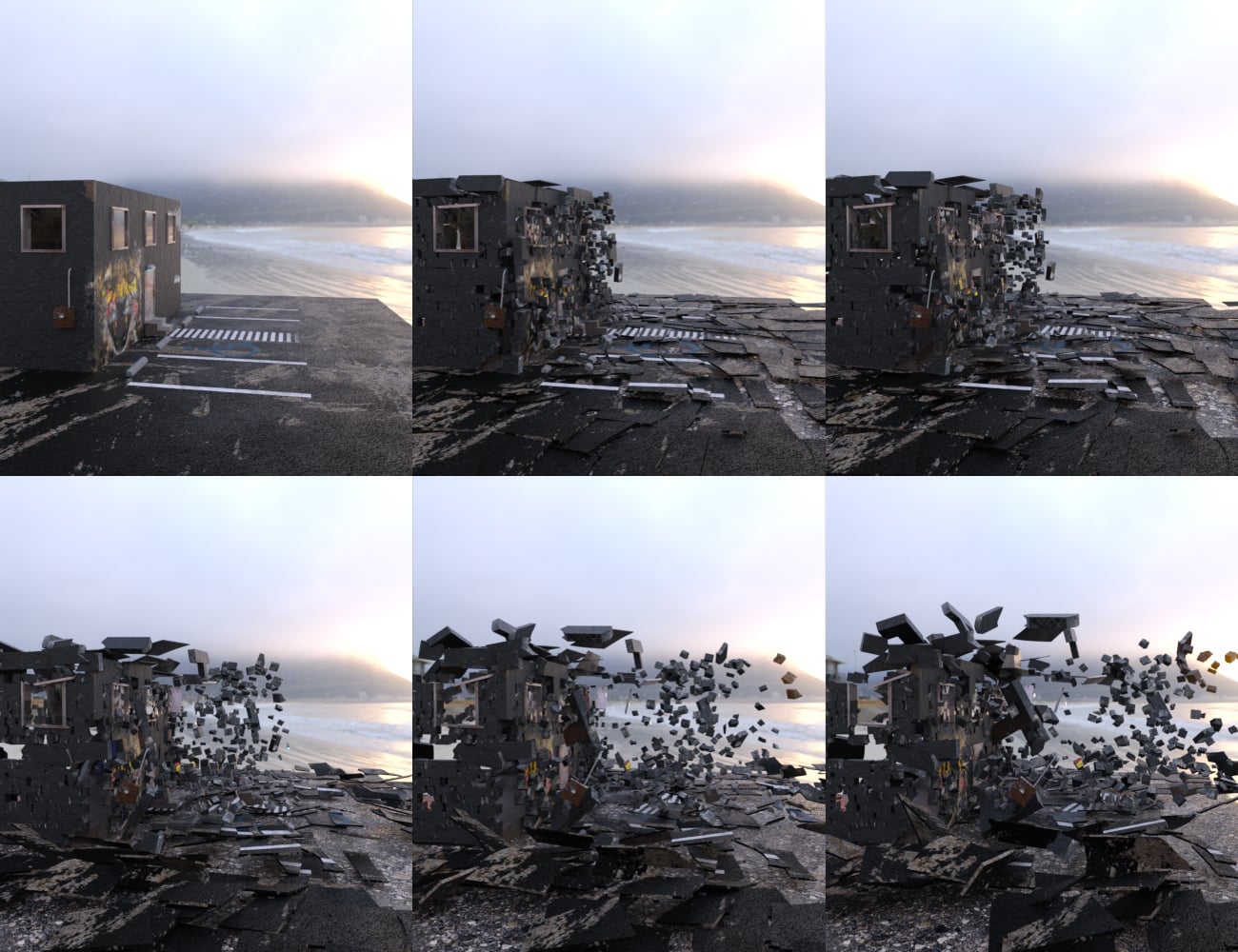 Dynamic Destruction Vol 1 | Daz 3D