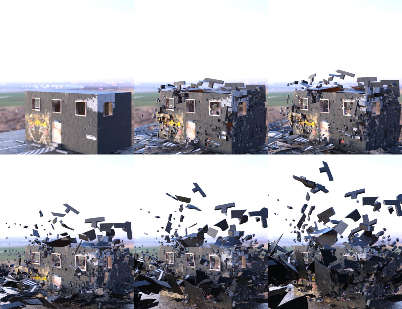 Dynamic Destruction Vol 1 | Daz 3D