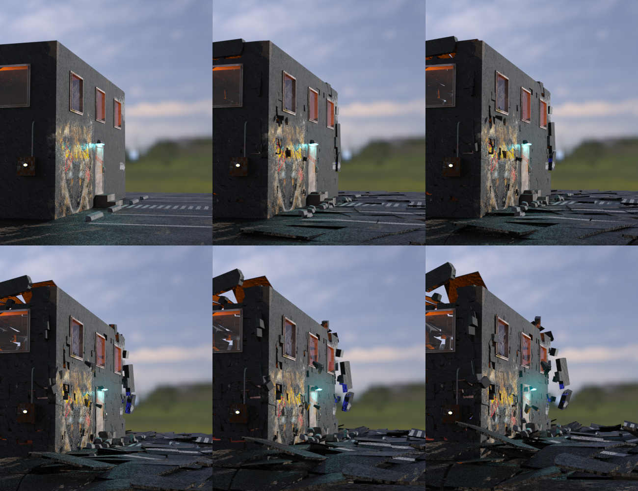Dynamic Destruction Vol 1 | Daz 3D