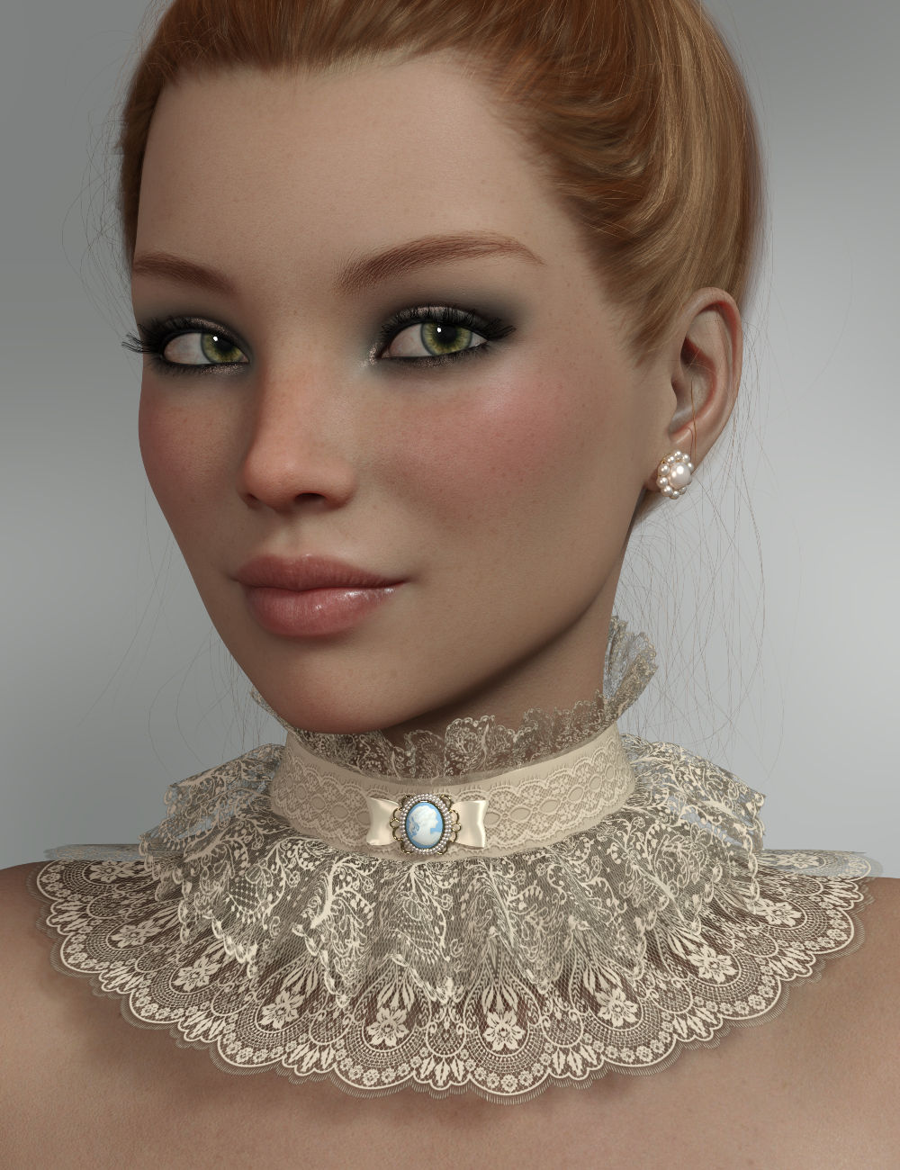 Neck Romance Collars for Genesis 8 and 8.1 Females | Daz 3D